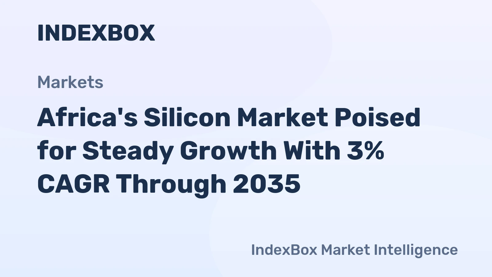 Africa's Silicon Market Poised for Steady Growth With 3% CAGR Through 2035