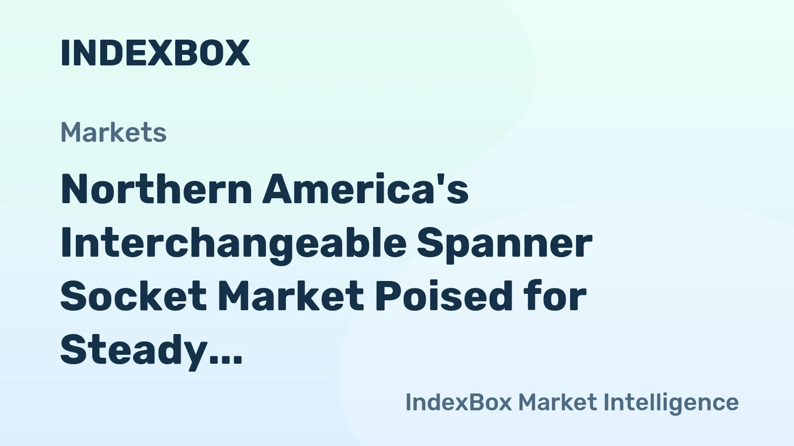 Northern America's Interchangeable Spanner Socket Market Poised for Steady Growth With a 3.1% CAGR in Value