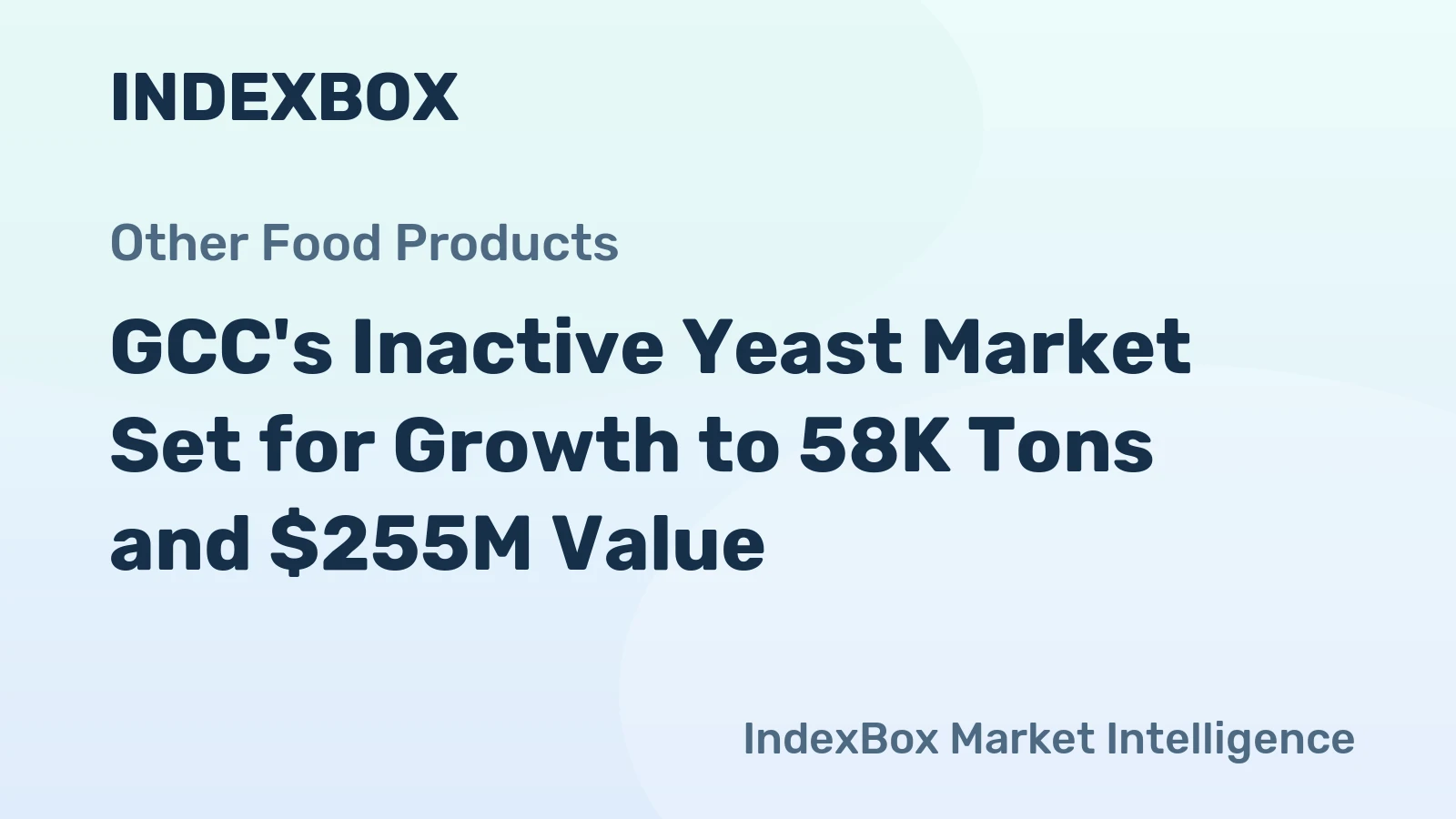 GCC's Inactive Yeast Market Set for Growth to 58K Tons and $255M Value