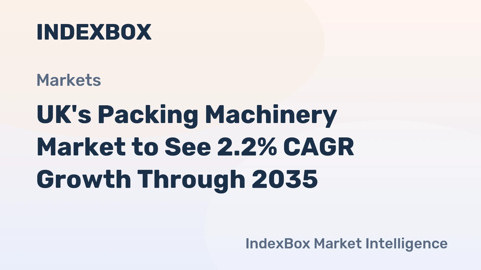 UK's Packing Machinery Market to See 2.2% CAGR Growth Through 2035