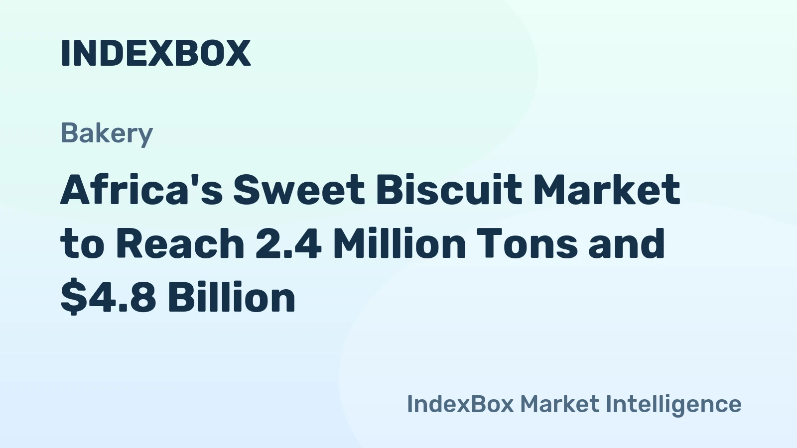 Africa's Sweet Biscuit Market to Reach 2.4 Million Tons and $4.8 Billion