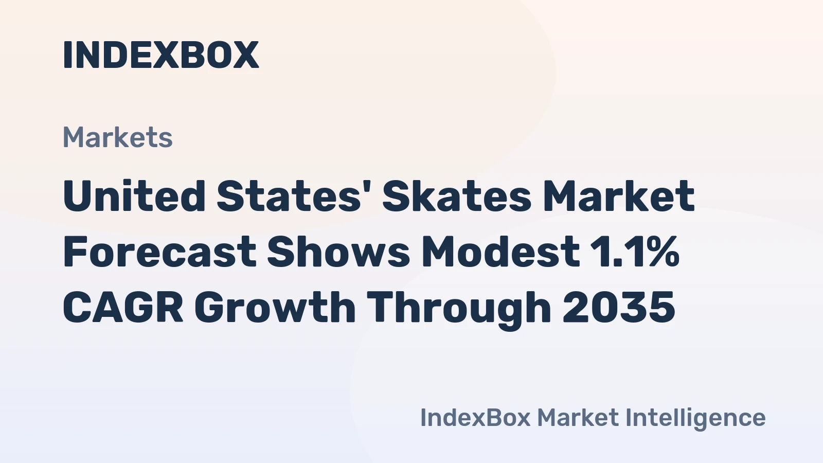 United States' Skates Market Forecast Shows Modest 1.1% CAGR Growth Through 2035