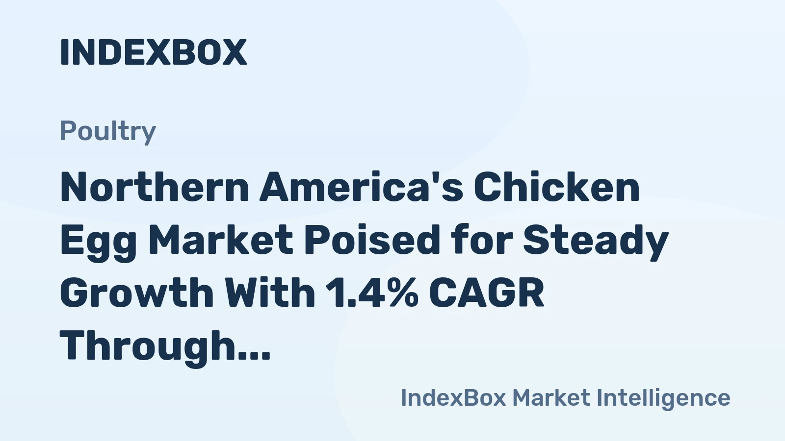Northern America's Chicken Egg Market Poised for Steady Growth With 1.4% CAGR Through 2035