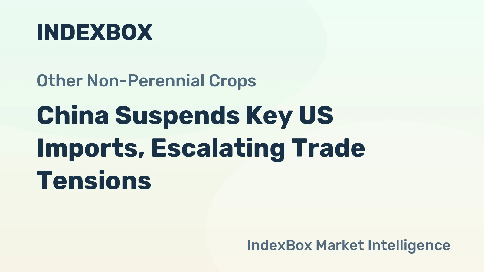 China Suspends Key US Imports, Escalating Trade Tensions