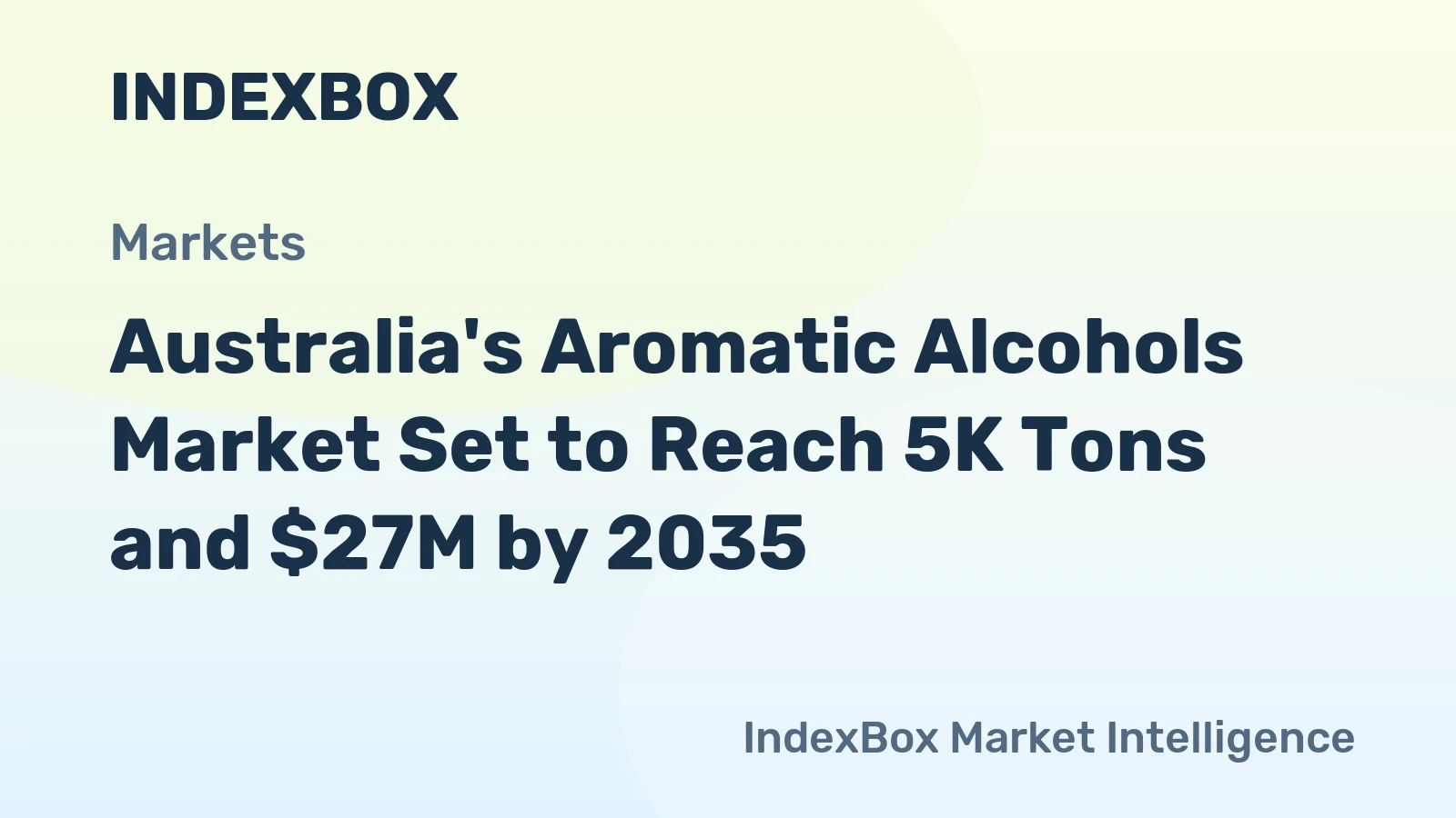 Australia's Aromatic Alcohols Market Set to Reach 5K Tons and $27M by 2035
