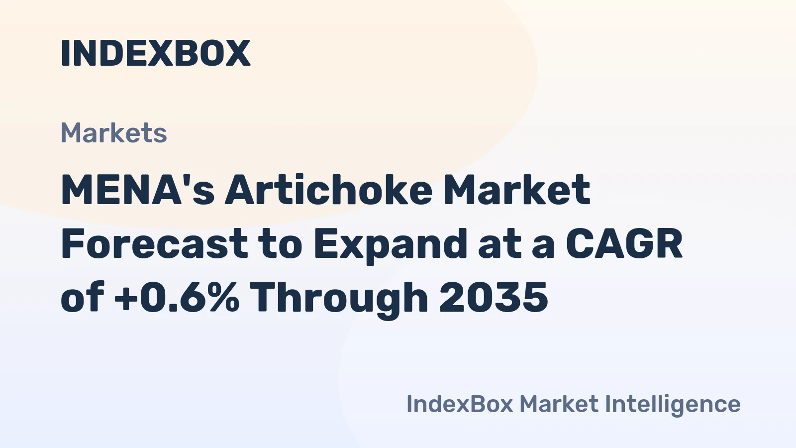 MENA's Artichoke Market Forecast to Expand at a CAGR of +0.6% Through 2035