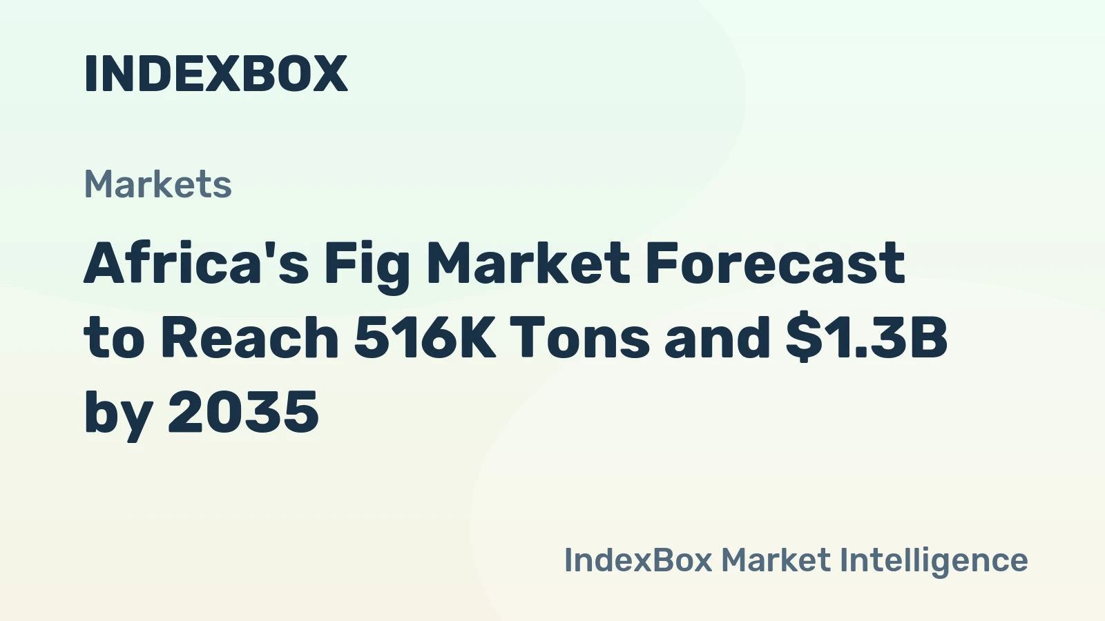 Africa's Fig Market Forecast to Reach 516K Tons and $1.3B by 2035