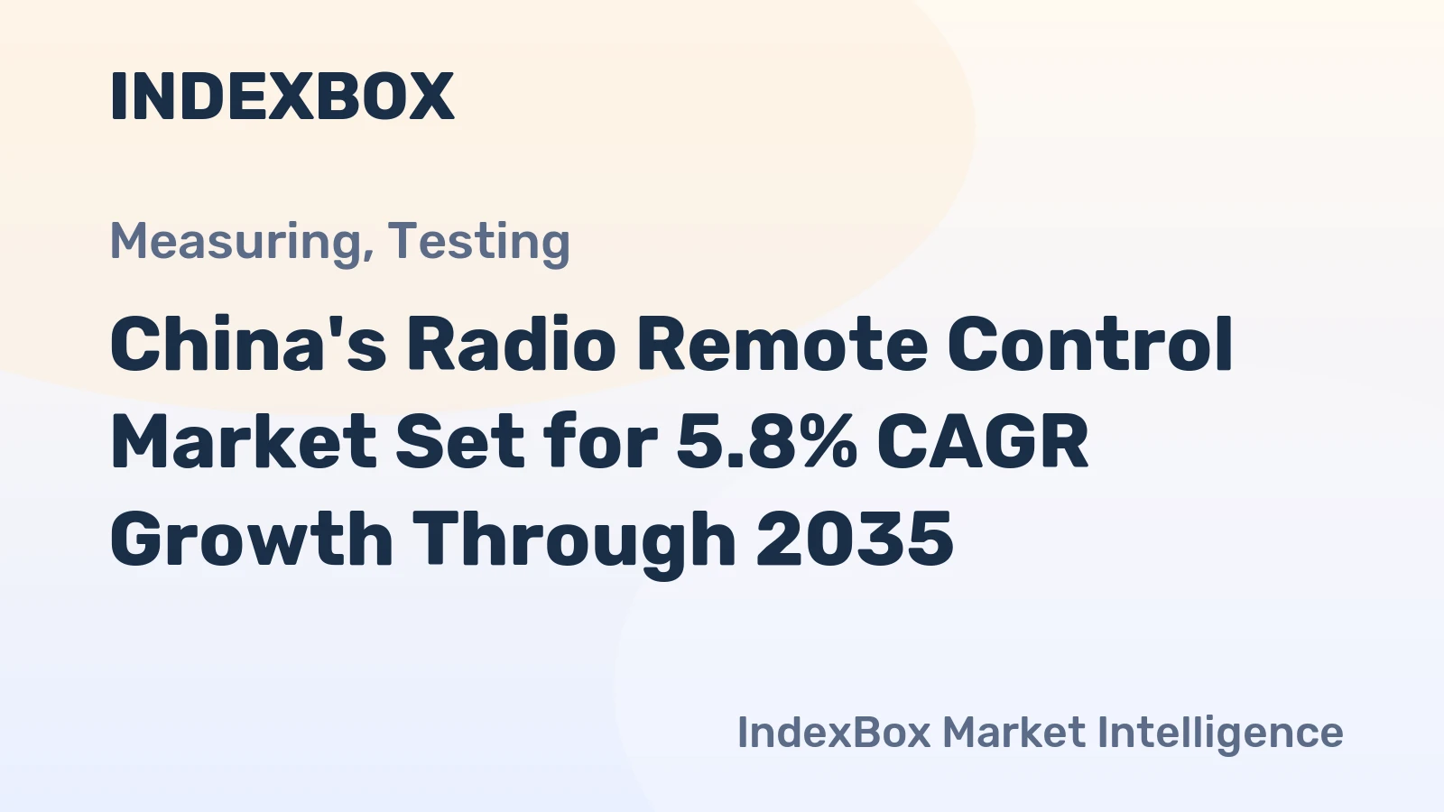 China's Radio Remote Control Market Set for 5.8% CAGR Growth Through 2035