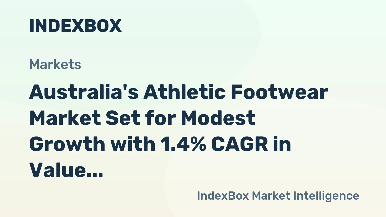 Australia's Athletic Footwear Market Set for Modest Growth with 1.4% CAGR in Value Through 2035