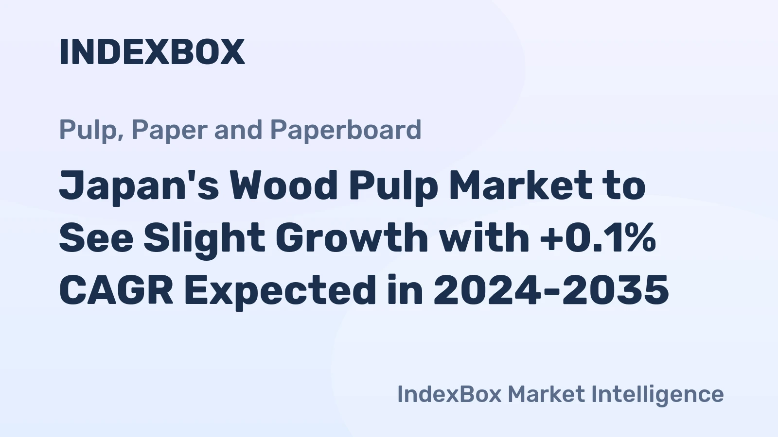 Japan's Wood Pulp Market to See Slight Growth with +0.1% CAGR Expected in 2024-2035