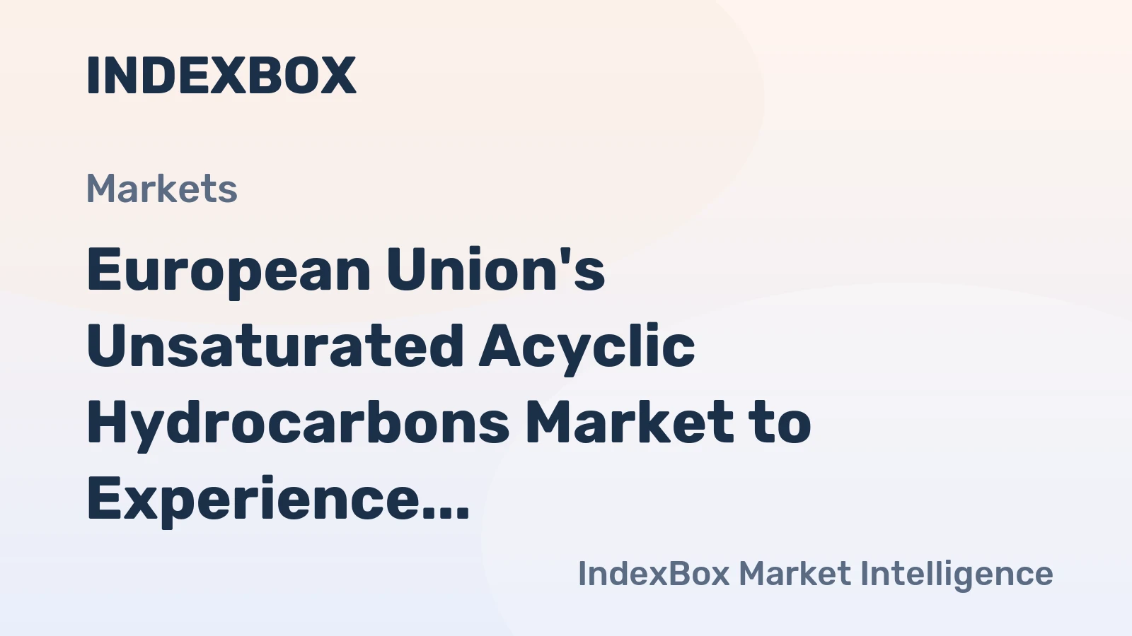 European Union's Unsaturated Acyclic Hydrocarbons Market to Experience Slight Growth, Reaching 991K Tons in Volume and $2B in Value by 2035