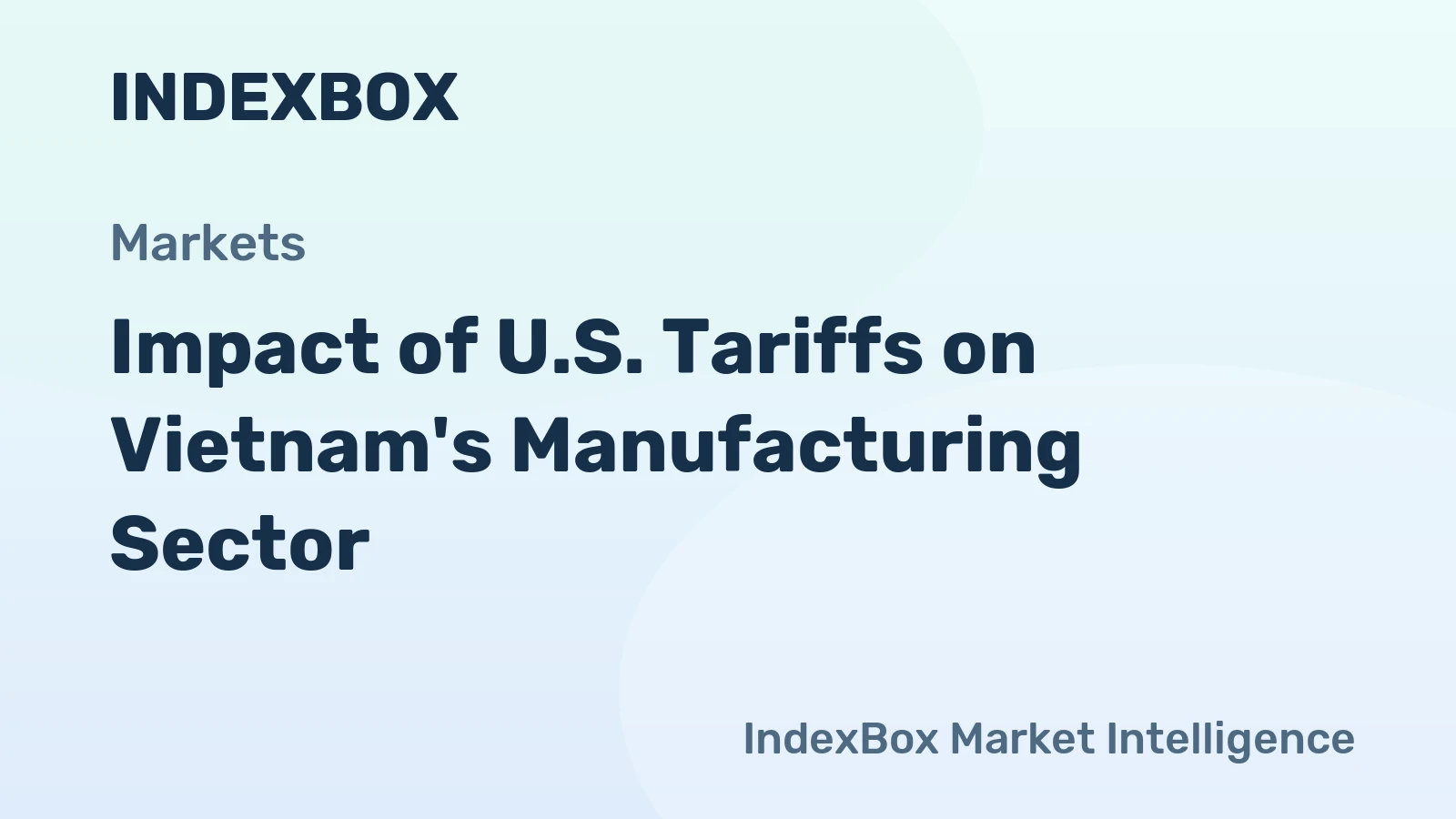Impact of U.S. Tariffs on Vietnam's Manufacturing Sector
