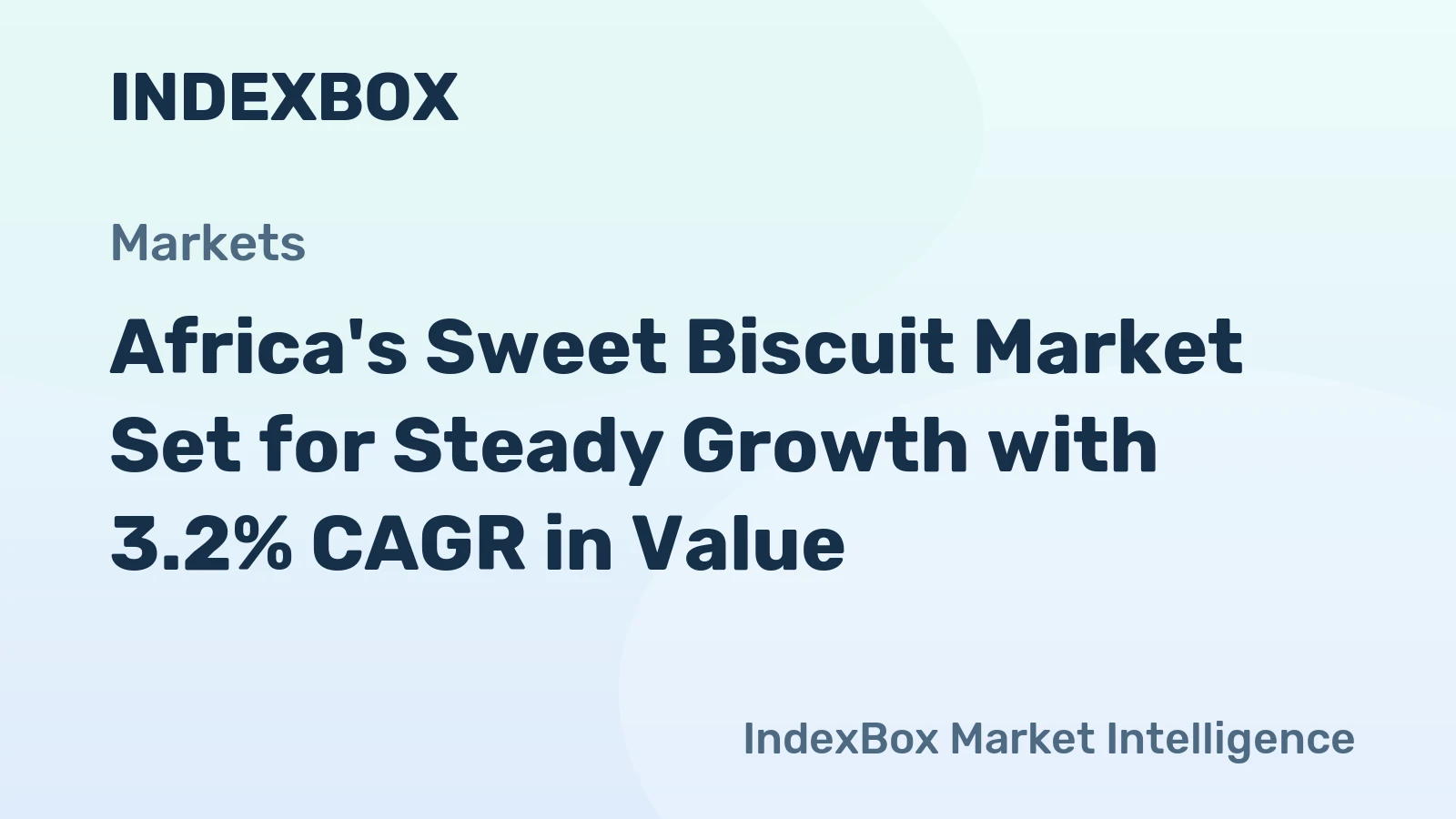 Africa's Sweet Biscuit Market Set for Steady Growth with 3.2% CAGR in Value