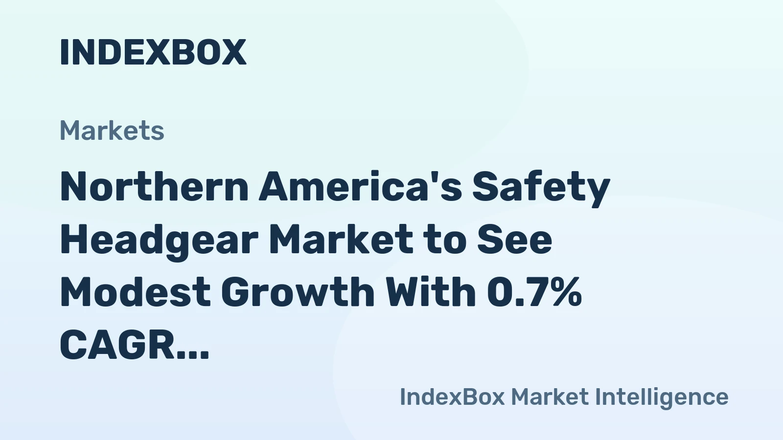 Northern America's Safety Headgear Market to See Modest Growth With 0.7% CAGR Through 2035