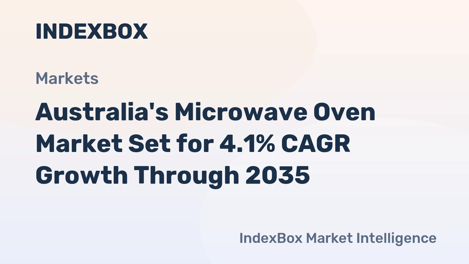 Australia's Microwave Oven Market Set for 4.1% CAGR Growth Through 2035
