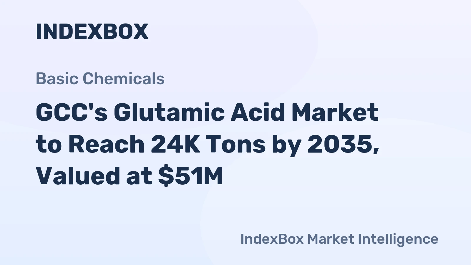 GCC's Glutamic Acid Market to Reach 24K Tons by 2035, Valued at $51M