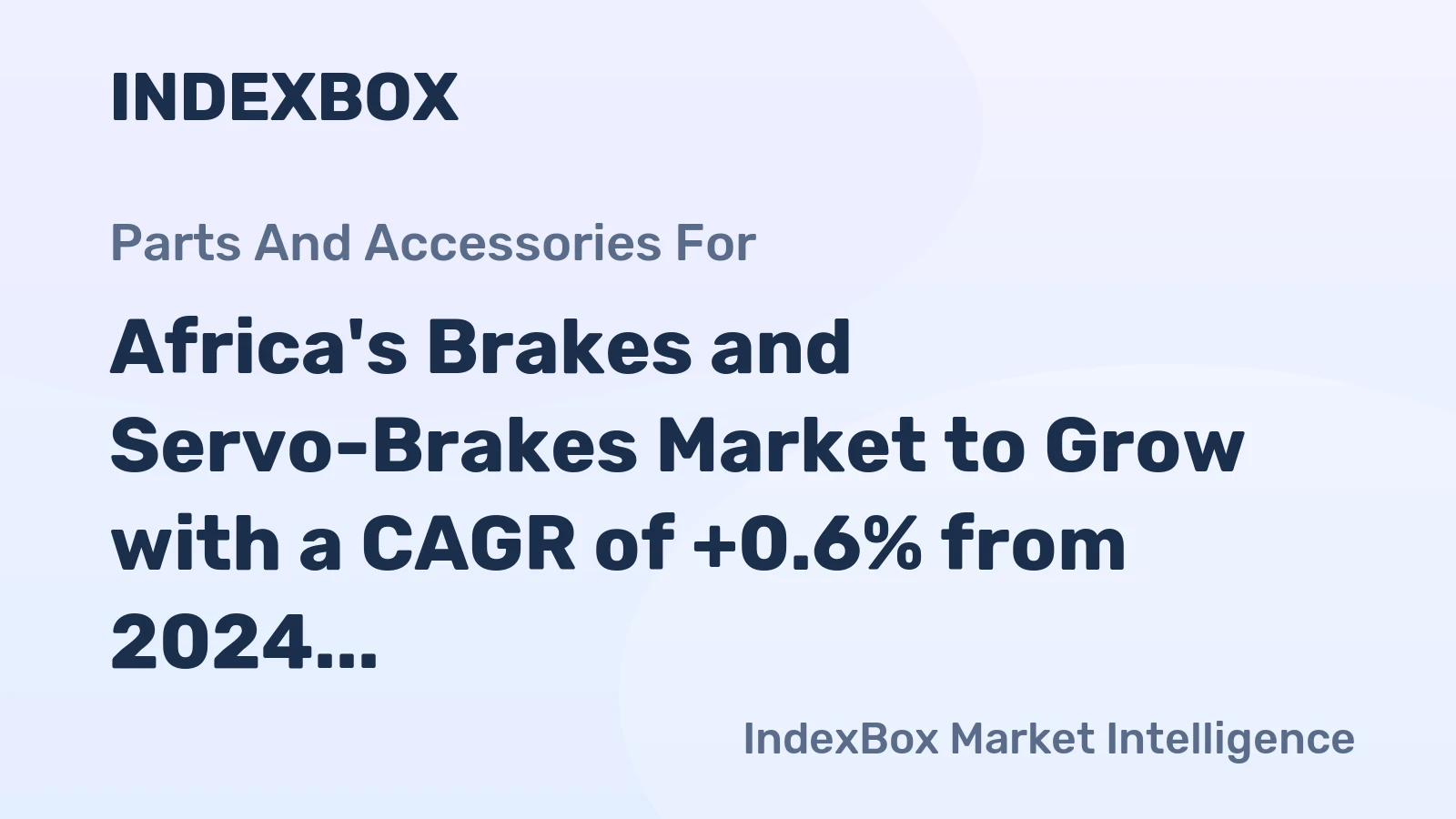 Africa's Brakes and Servo-Brakes Market to Grow with a CAGR of +0.6% from 2024 to 2035