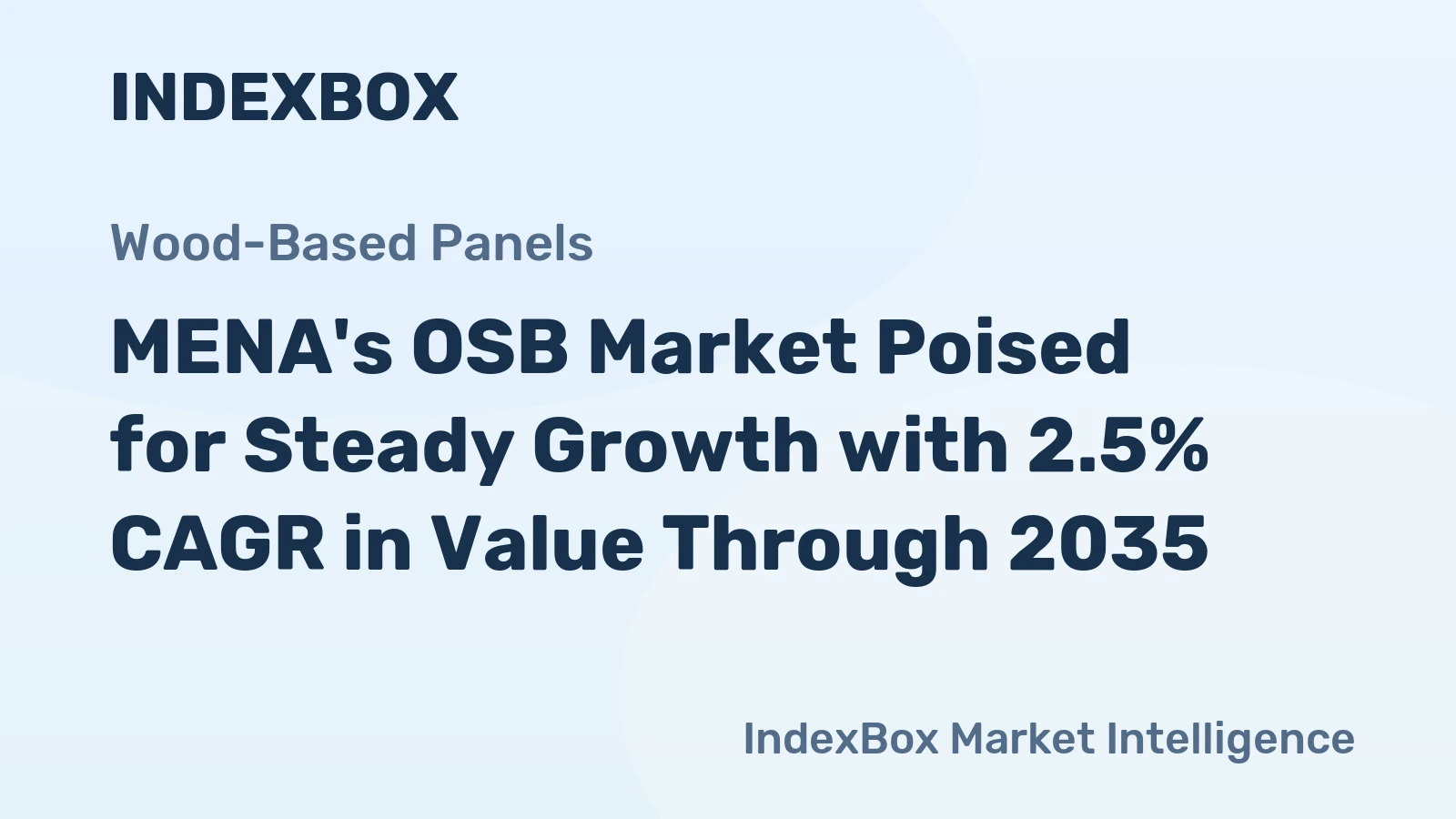 MENA's OSB Market Poised for Steady Growth with 2.5% CAGR in Value Through 2035