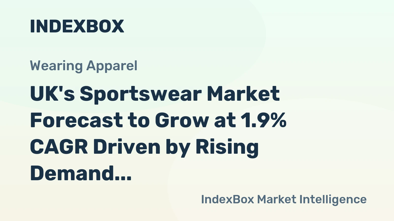 UK's Sportswear Market Forecast to Grow at 1.9% CAGR Driven by Rising Demand