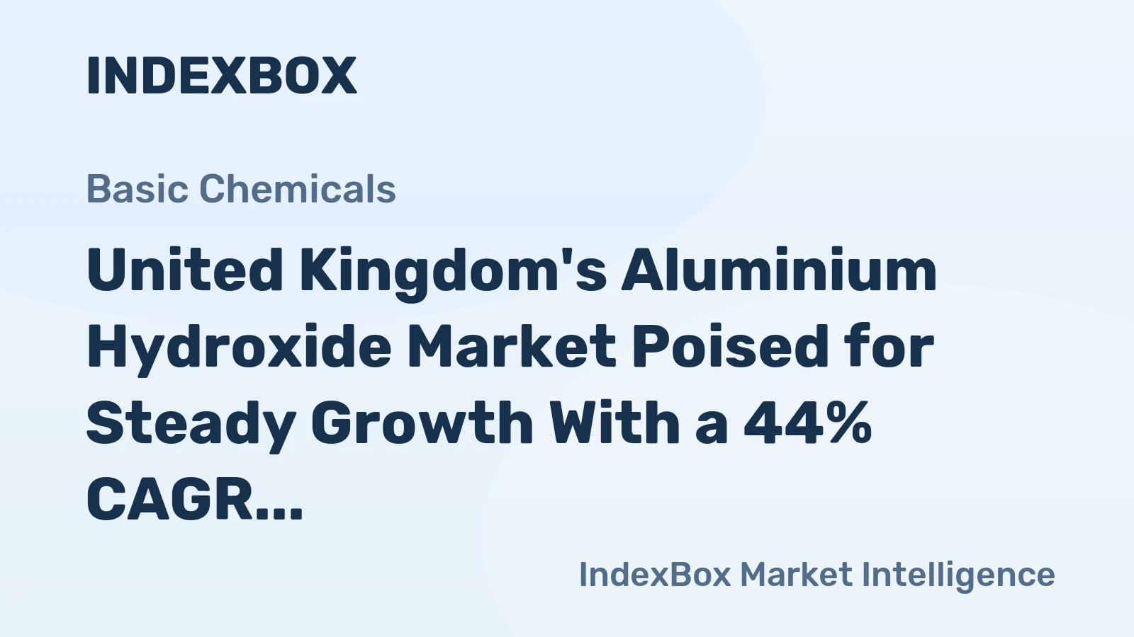 United Kingdom's Aluminium Hydroxide Market Poised for Steady Growth With a 44% CAGR in Value Through 2035