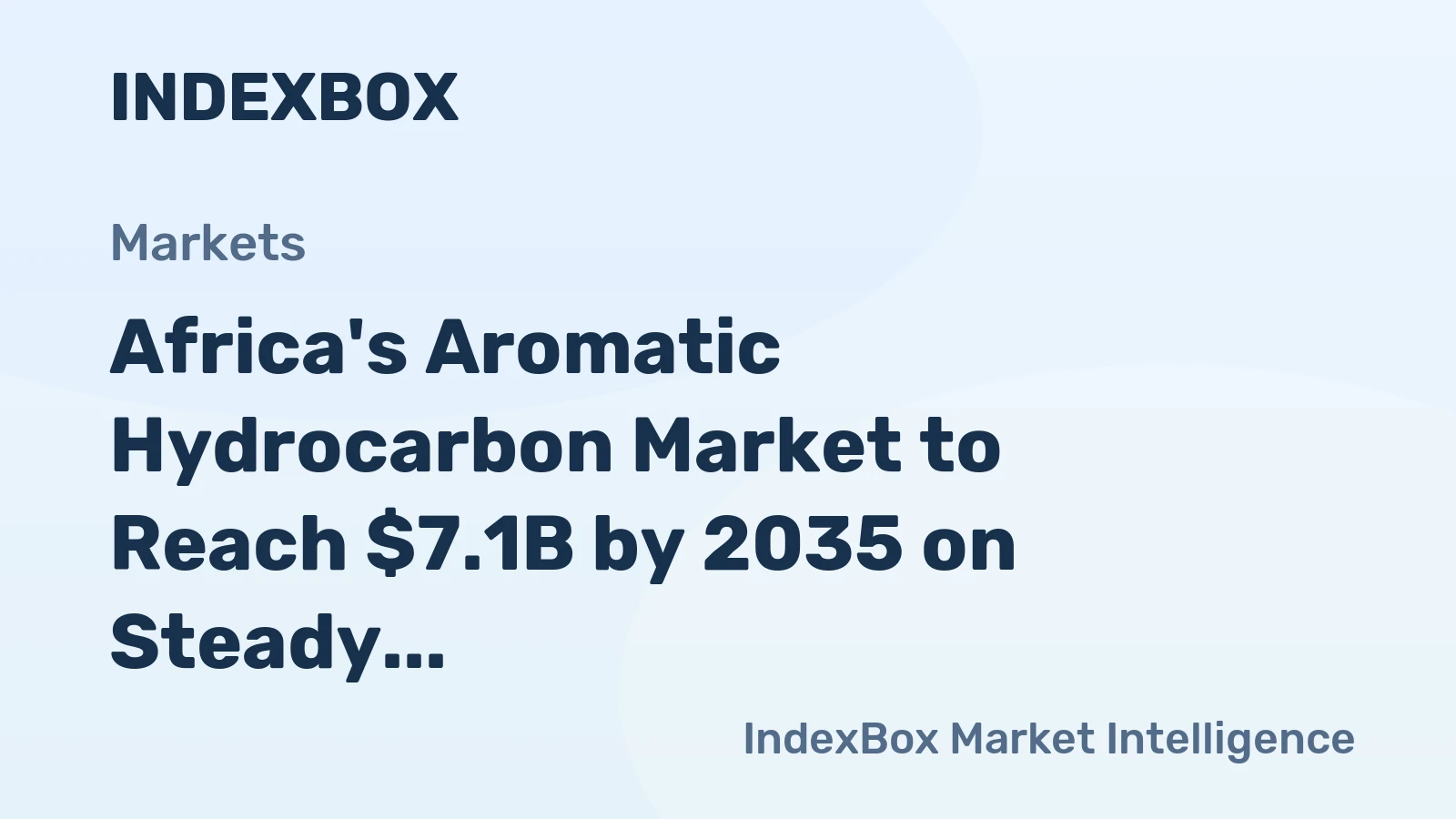 Africa's Aromatic Hydrocarbon Market to Reach $7.1B by 2035 on Steady +2.7% CAGR Value Growth