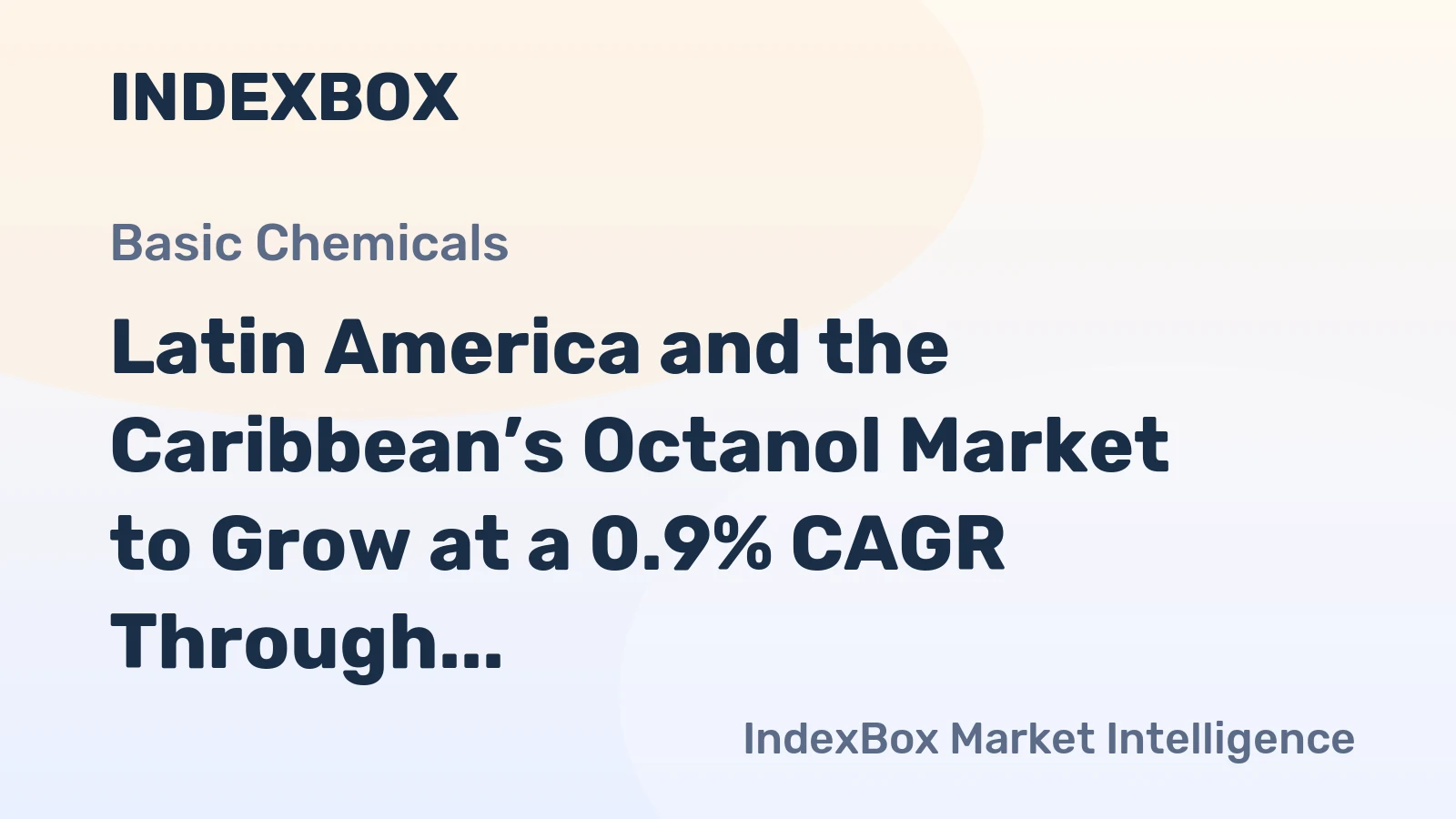 Latin America and the Caribbean’s Octanol Market to Grow at a 0.9% CAGR Through 2035