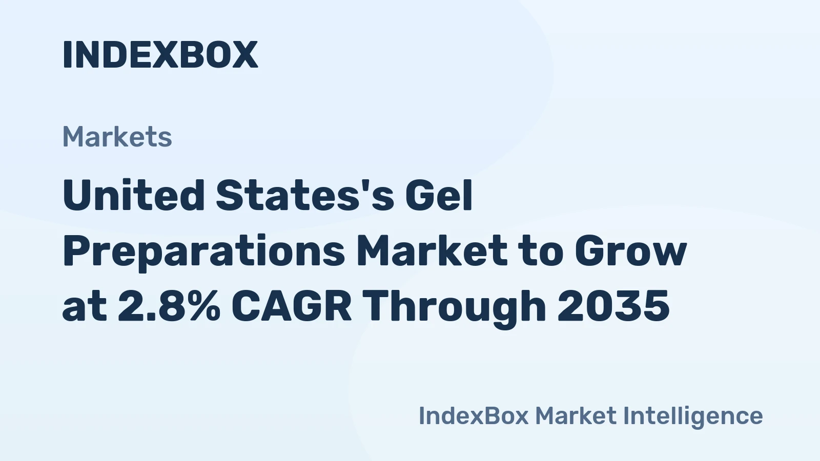 United States's Gel Preparations Market to Grow at 2.8% CAGR Through 2035