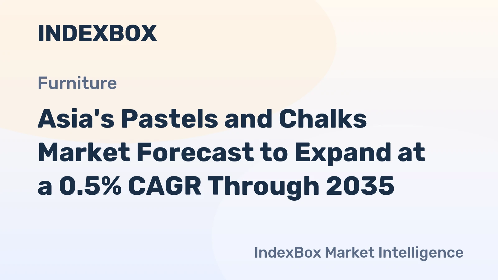 Asia's Pastels and Chalks Market Forecast to Expand at a 0.5% CAGR Through 2035