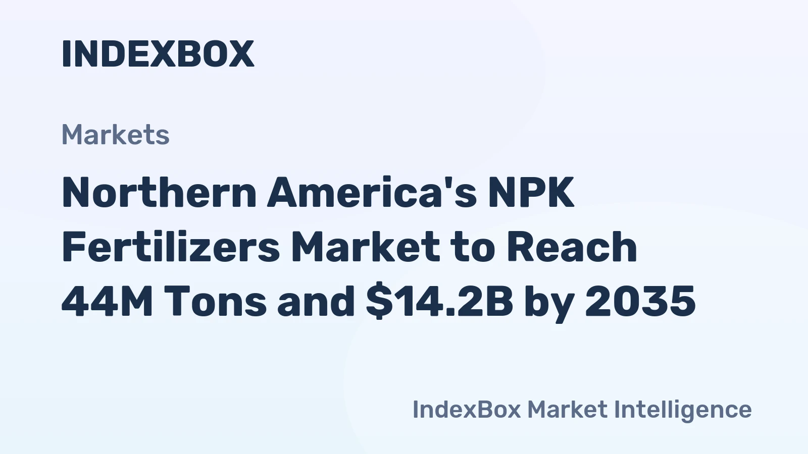 Northern America's NPK Fertilizers Market to Reach 44M Tons and $14.2B by 2035