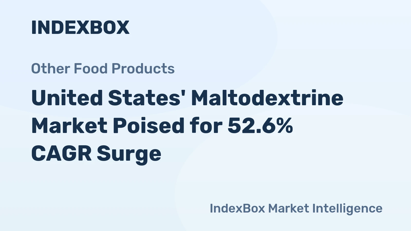 United States' Maltodextrine Market Poised for 52.6% CAGR Surge
