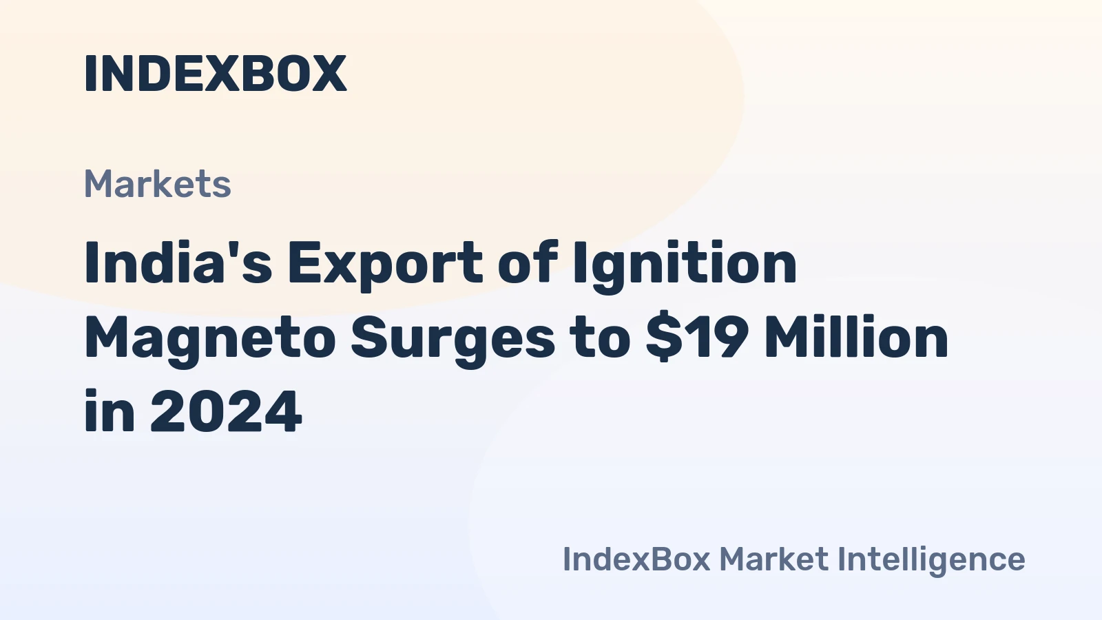 India's Export of Ignition Magneto Surges to $19 Million in 2024