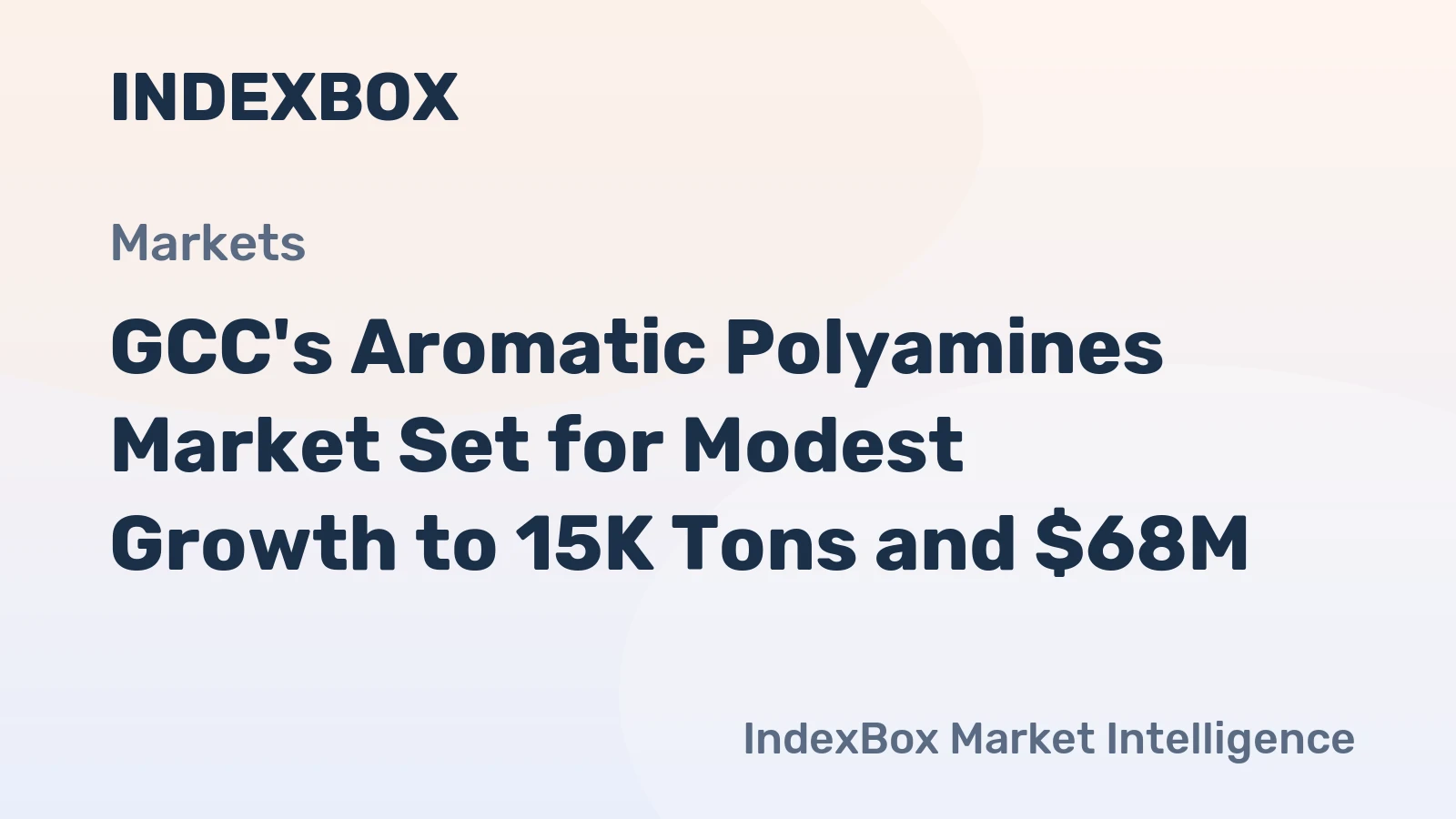 GCC's Aromatic Polyamines Market Set for Modest Growth to 15K Tons and $68M
