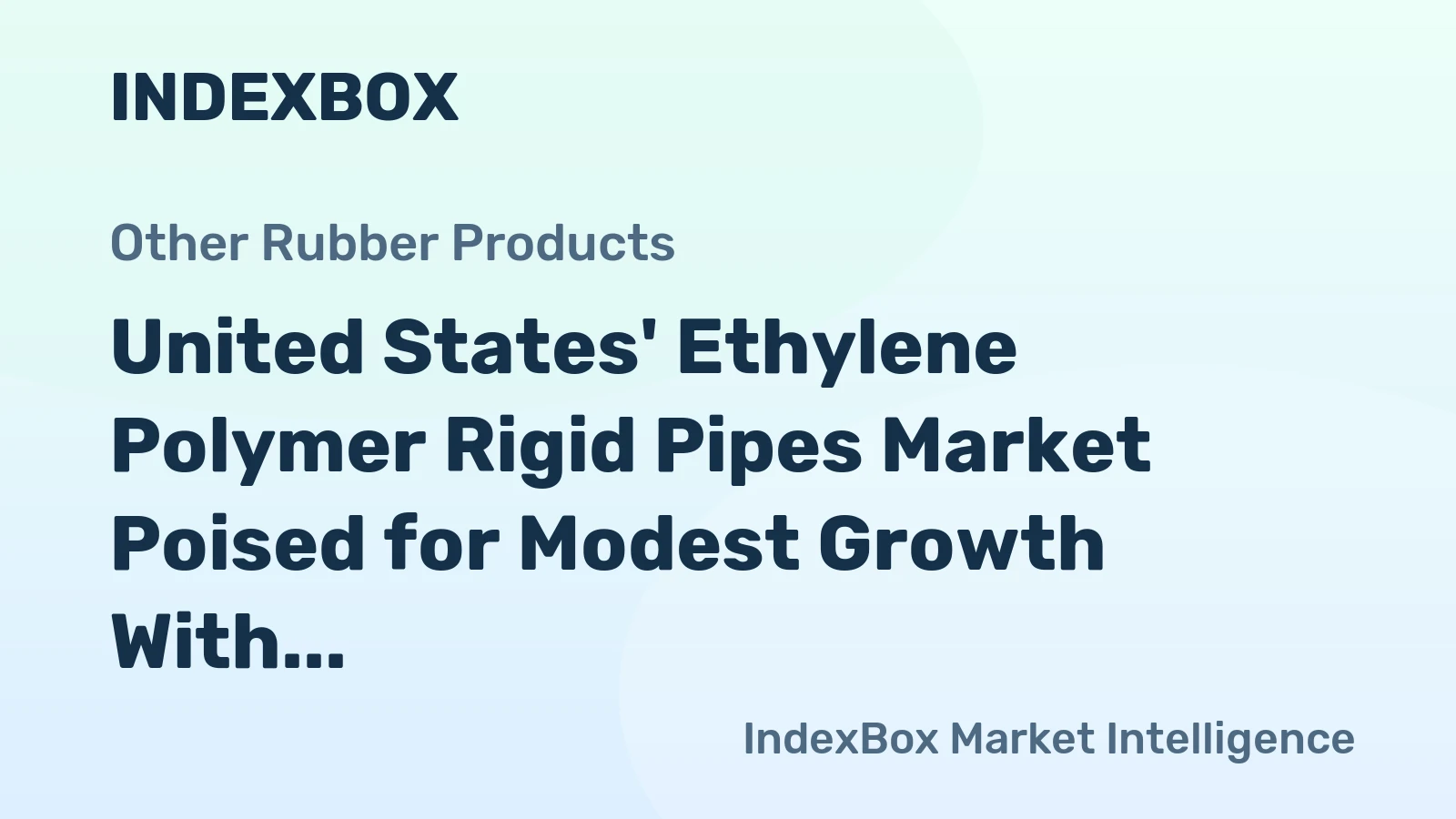 United States' Ethylene Polymer Rigid Pipes Market Poised for Modest Growth With a +0.7% Volume CAGR Through 2035