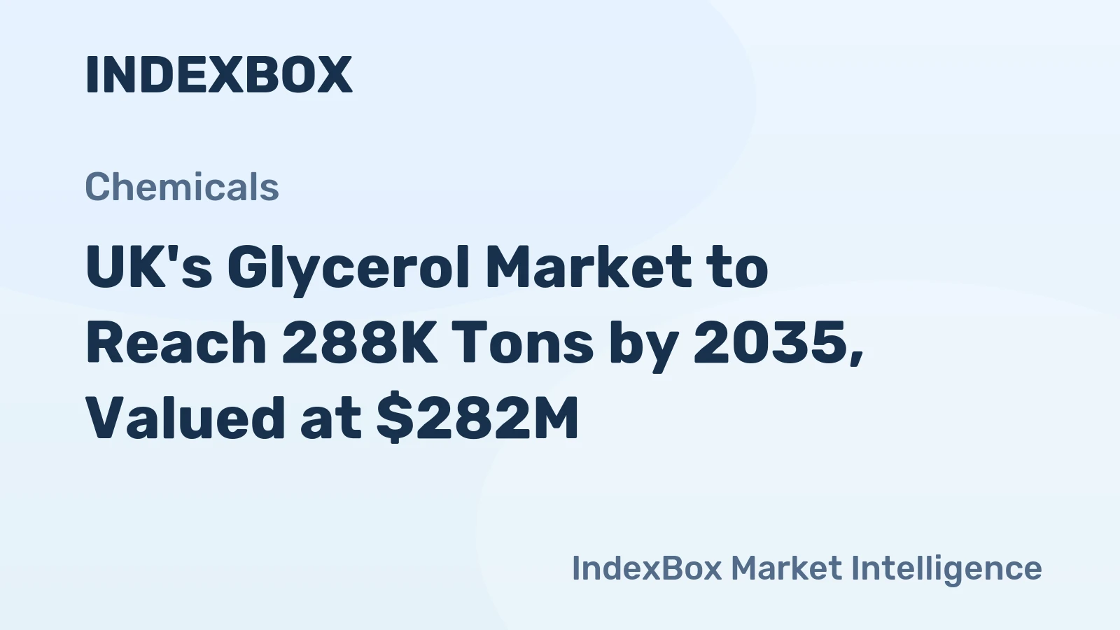 UK's Glycerol Market to Reach 288K Tons by 2035, Valued at $282M