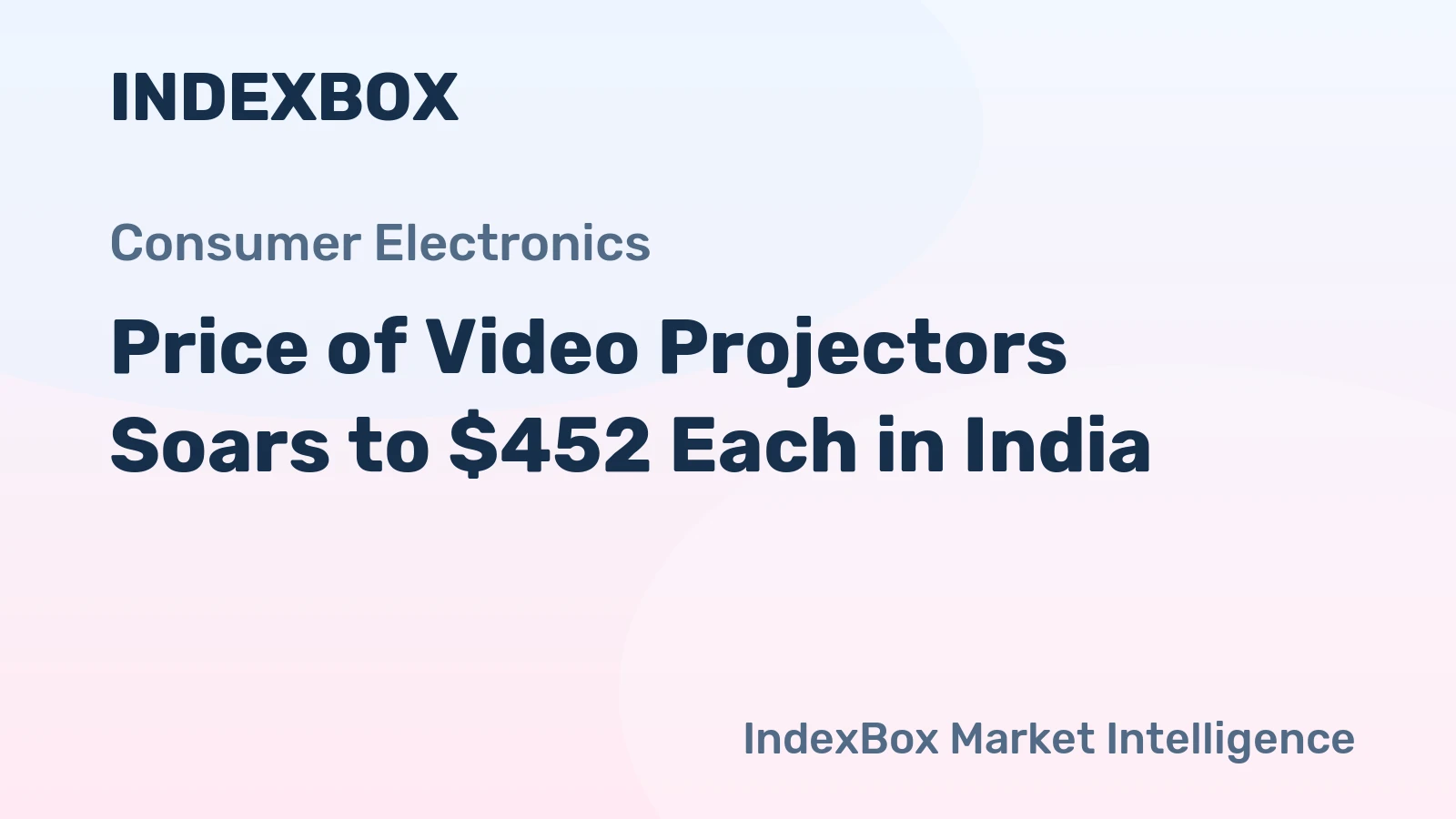 Price of Video Projectors Soars to $452 Each in India