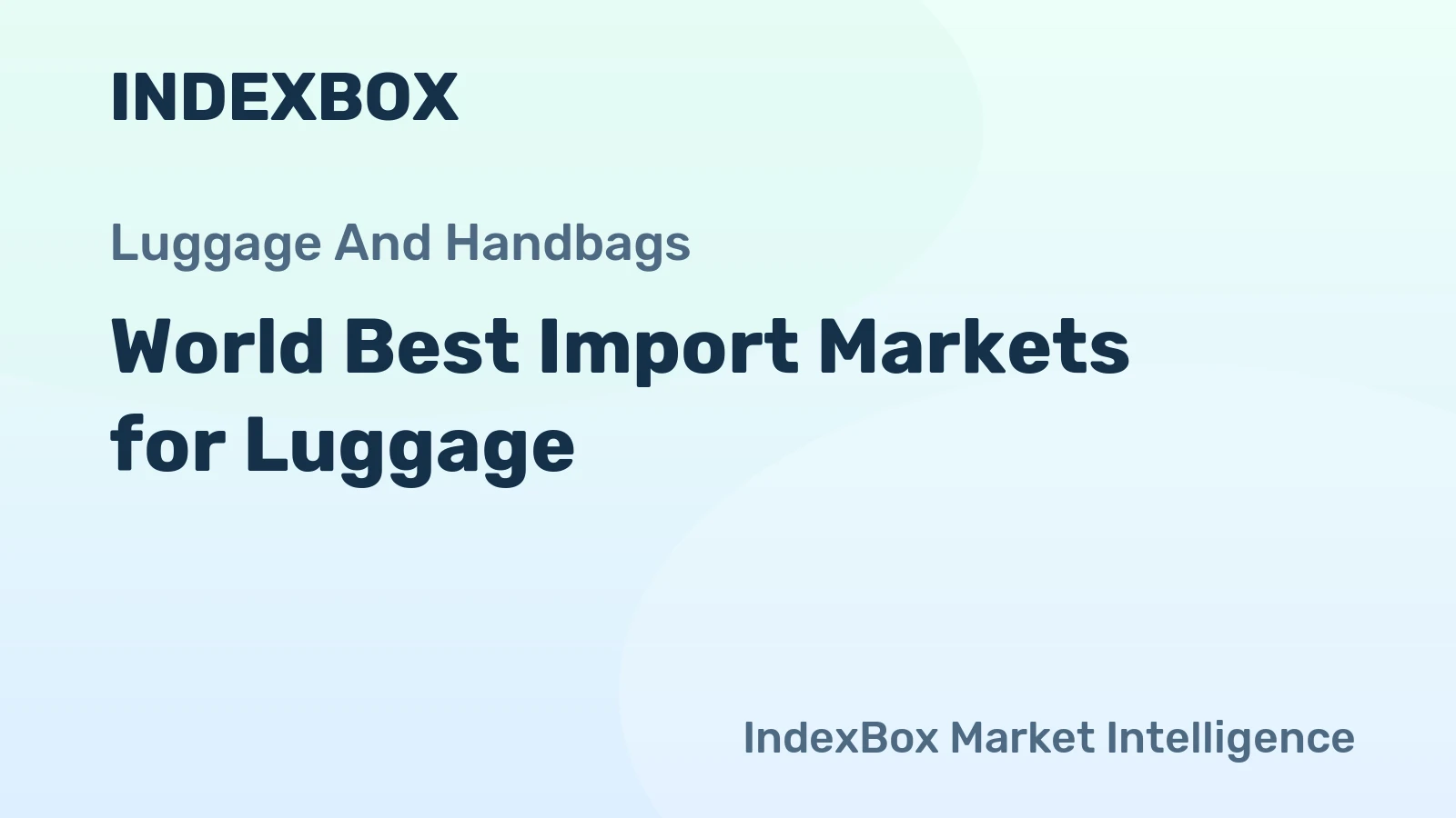 World Best Import Markets for Luggage