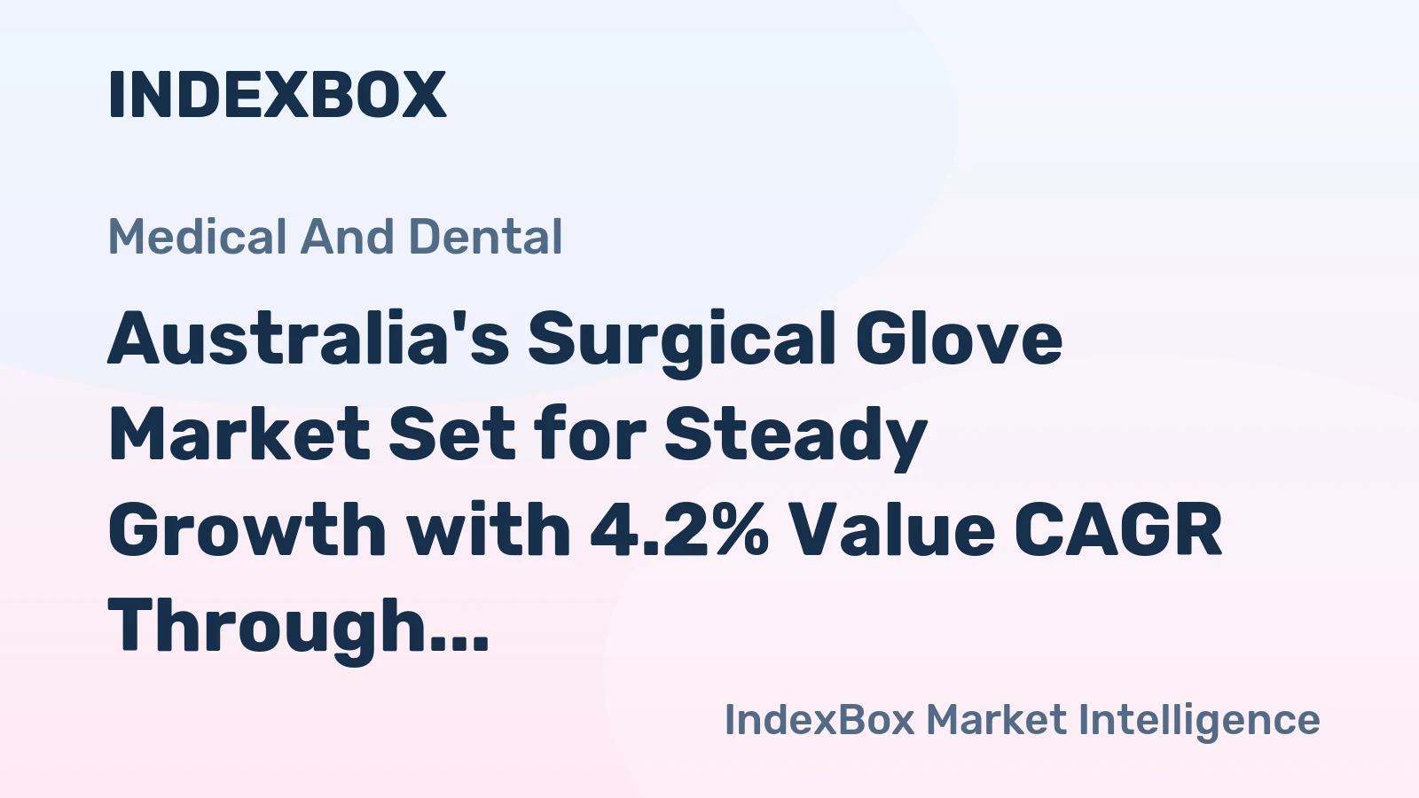 Australia's Surgical Glove Market Set for Steady Growth with 4.2% Value CAGR Through 2035
