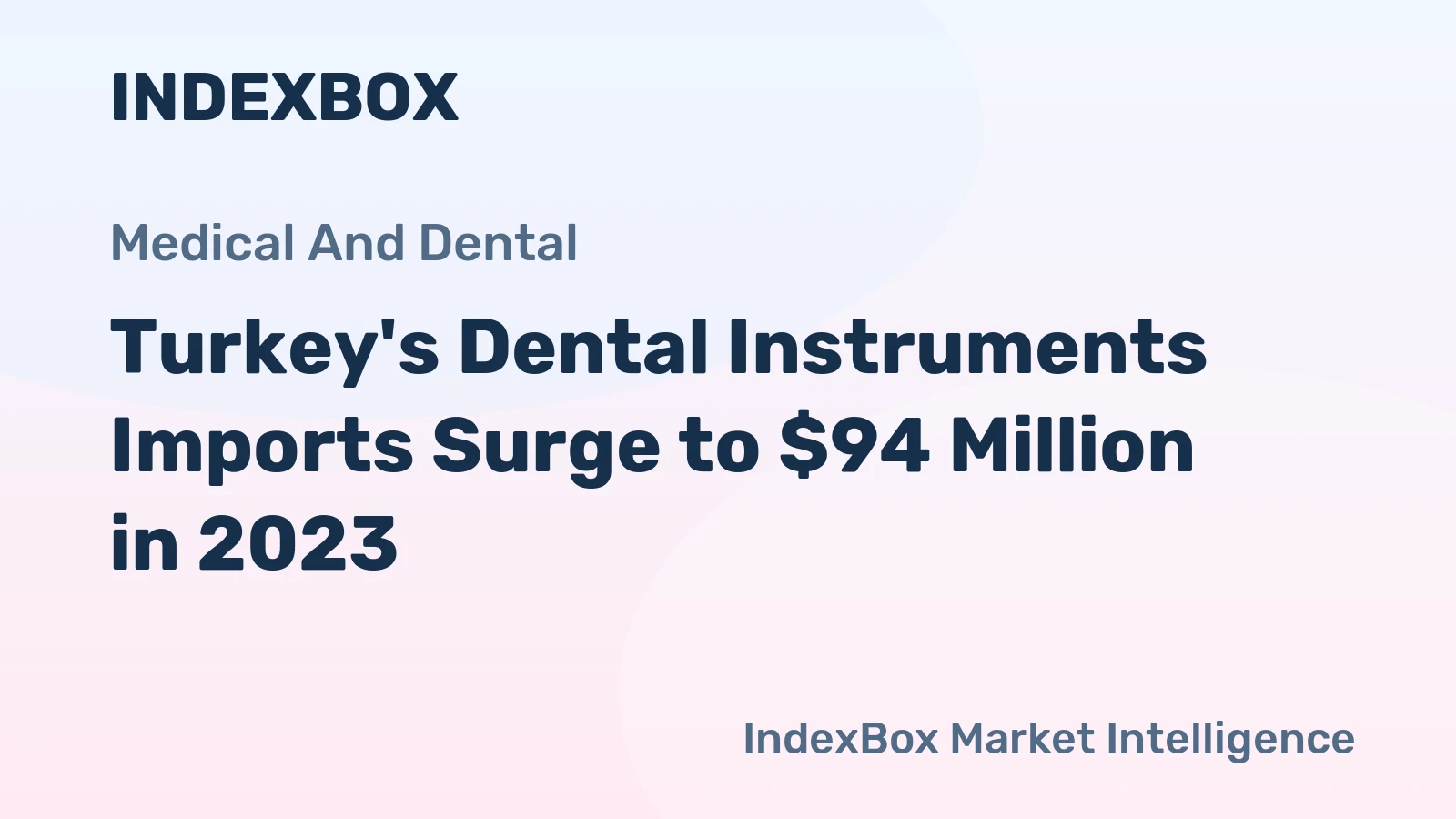 Turkey's Dental Instruments Imports Surge to $94 Million in 2023