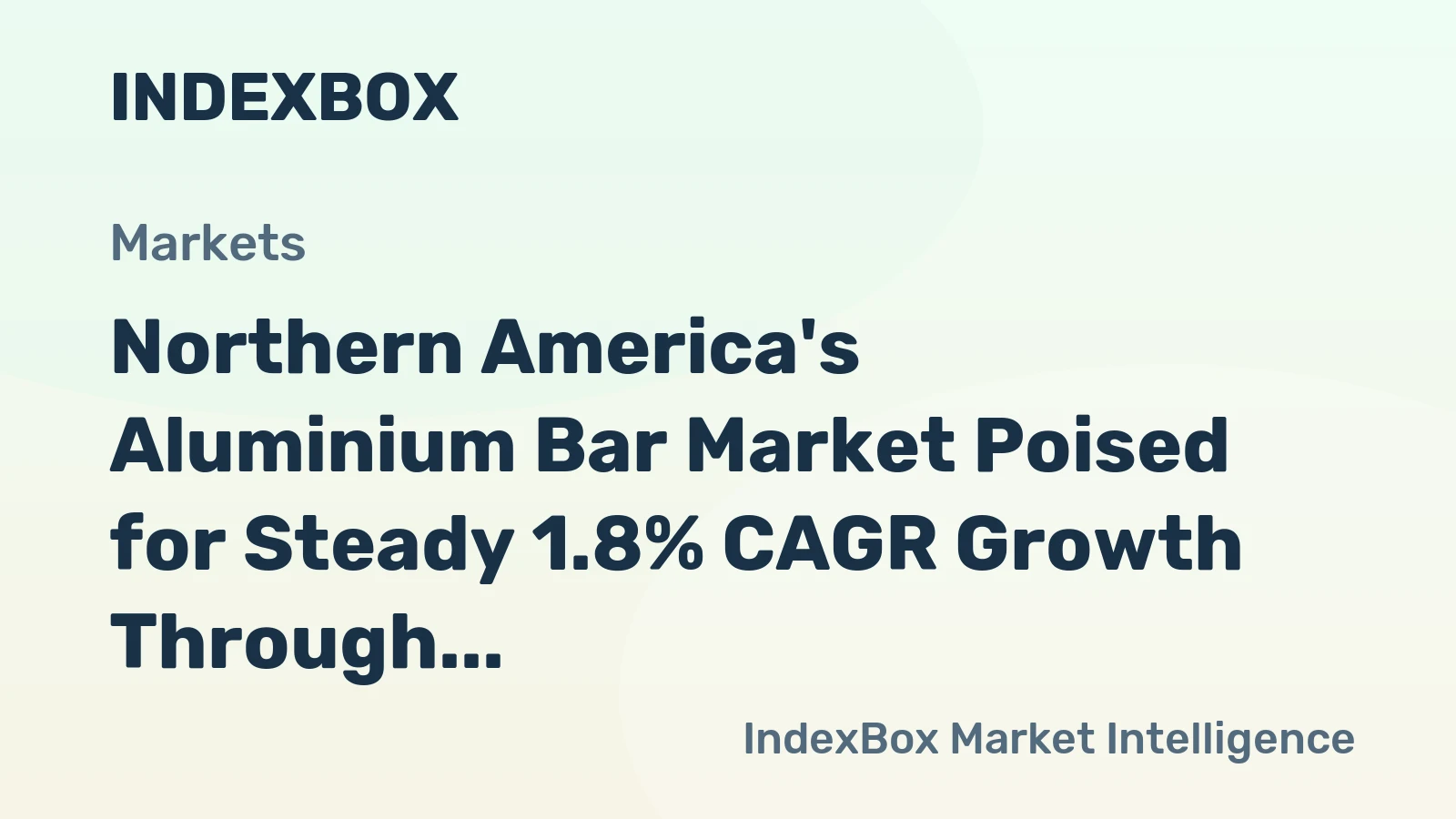 Northern America's Aluminium Bar Market Poised for Steady 1.8% CAGR Growth Through 2035