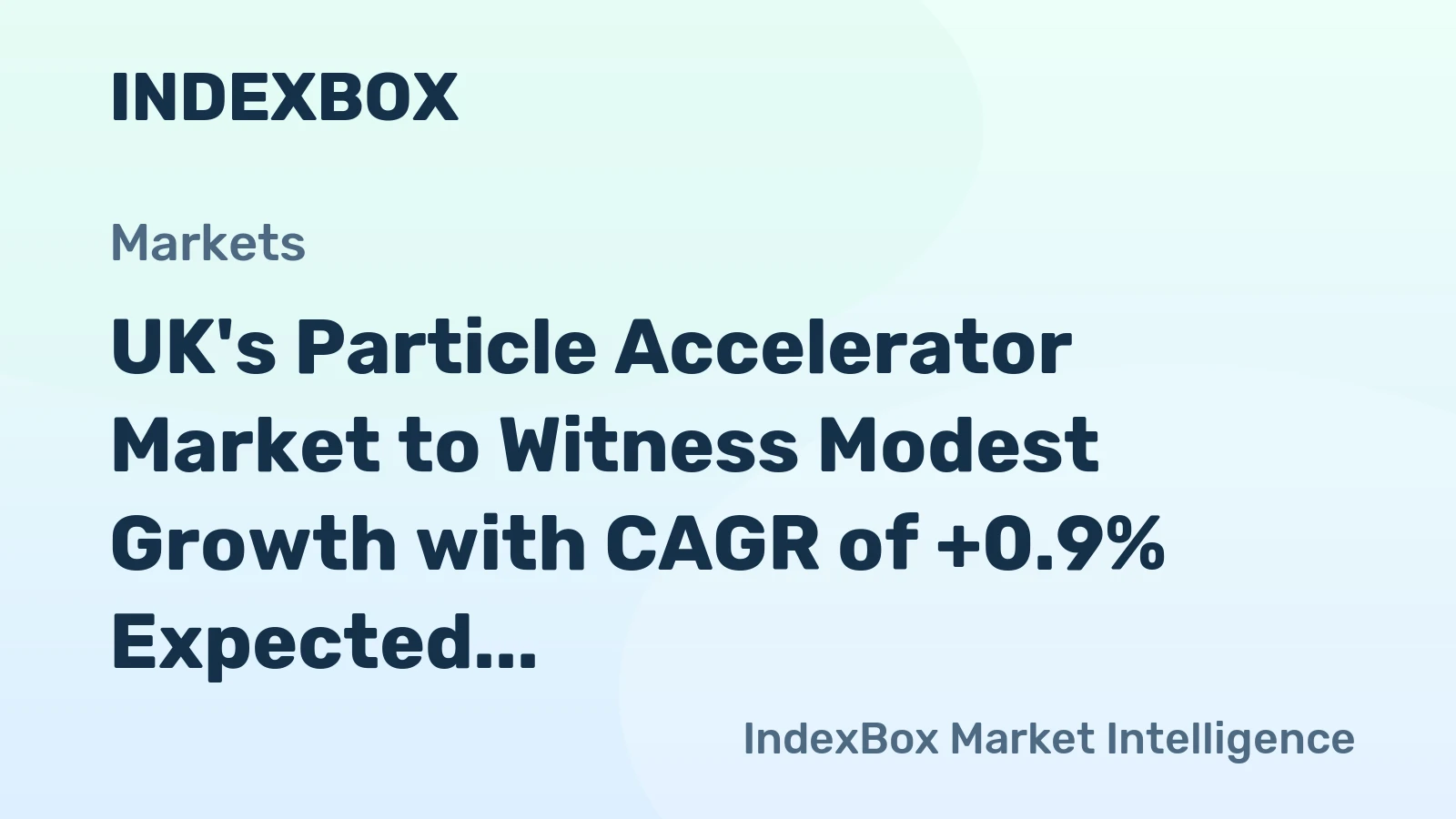 UK's Particle Accelerator Market to Witness Modest Growth with CAGR of +0.9% Expected from 2024-2035