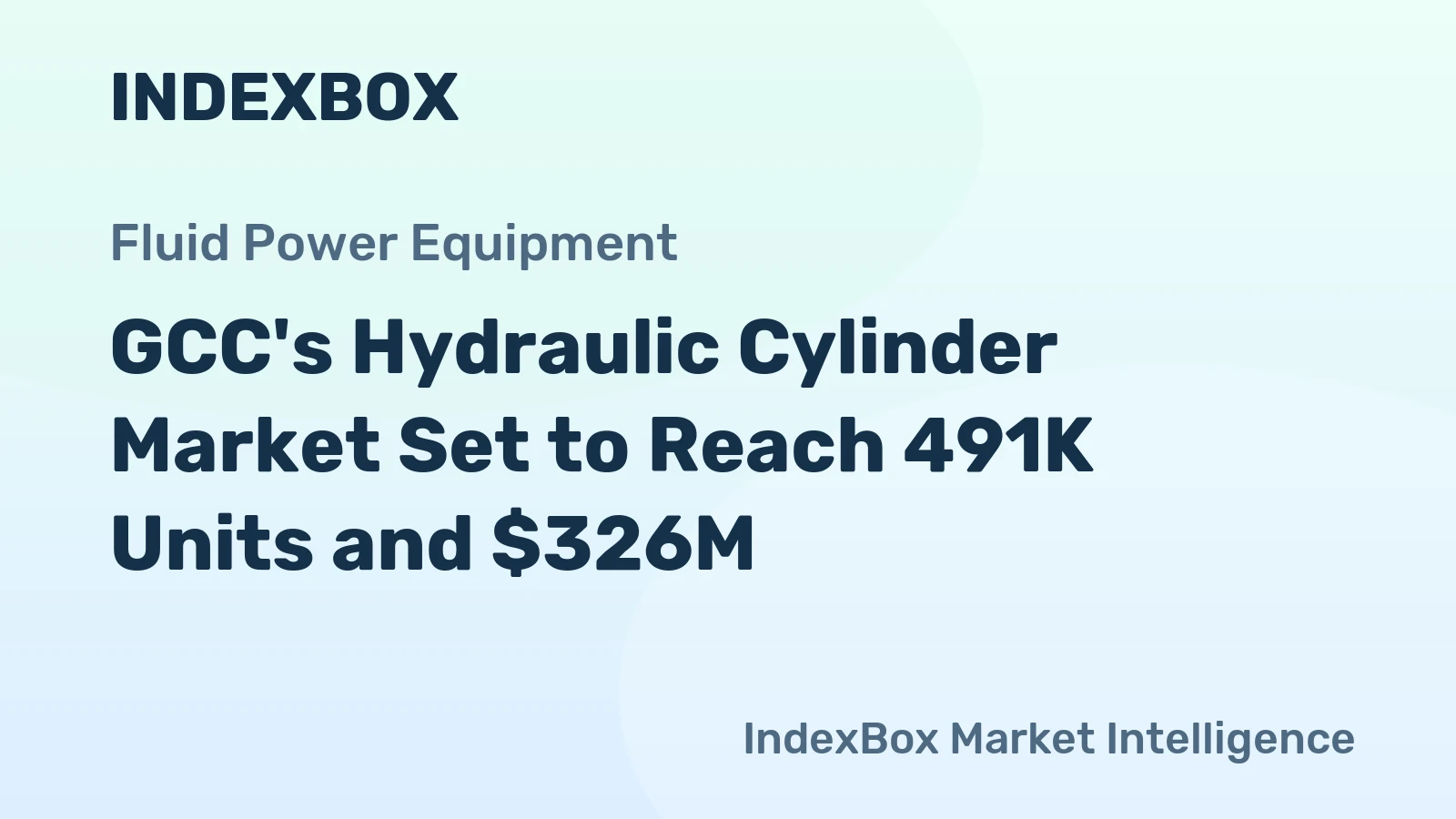 GCC's Hydraulic Cylinder Market Set to Reach 491K Units and $326M