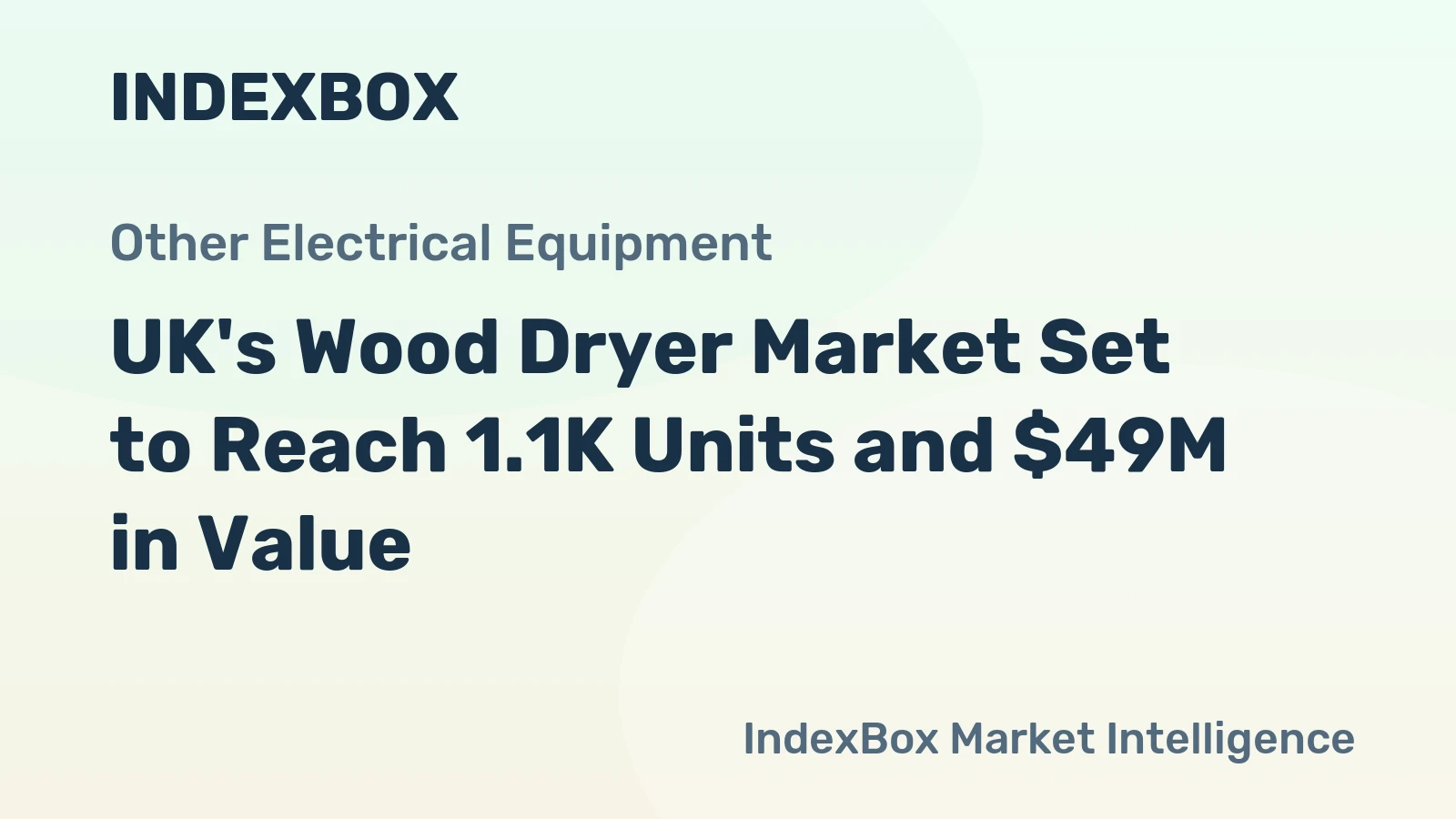 UK's Wood Dryer Market Set to Reach 1.1K Units and $49M in Value