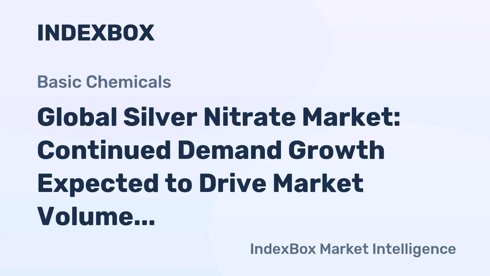 Global Silver Nitrate Market: Continued Demand Growth Expected to Drive Market Volume to 3.6K Tons by 2035, Reaching $817M in Value