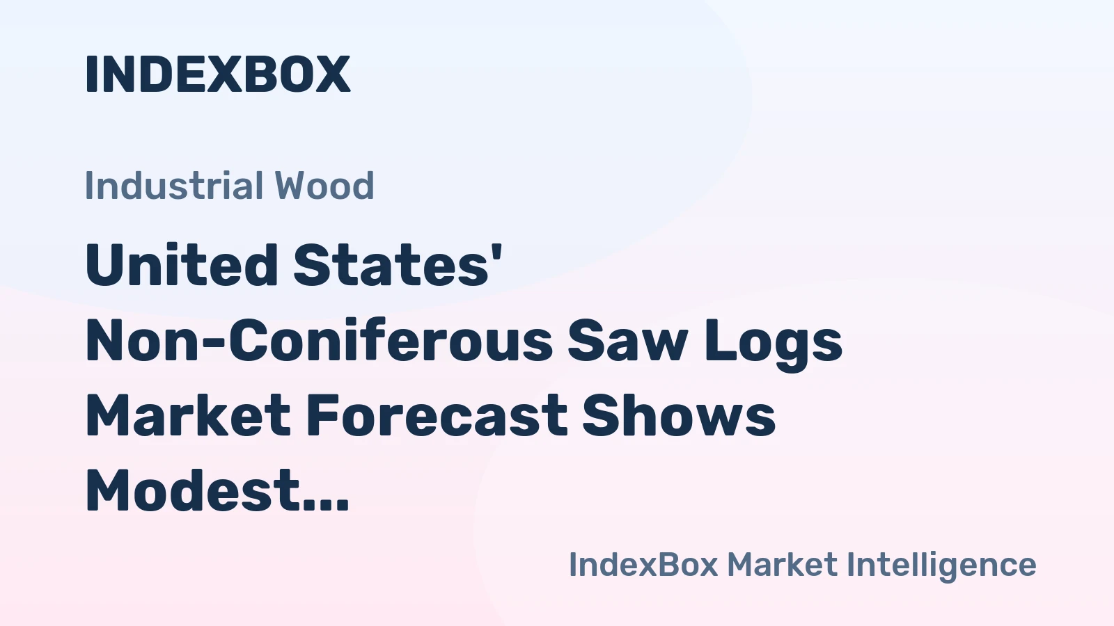 United States' Non-Coniferous Saw Logs Market Forecast Shows Modest 0.1% CAGR Growth Through 2035