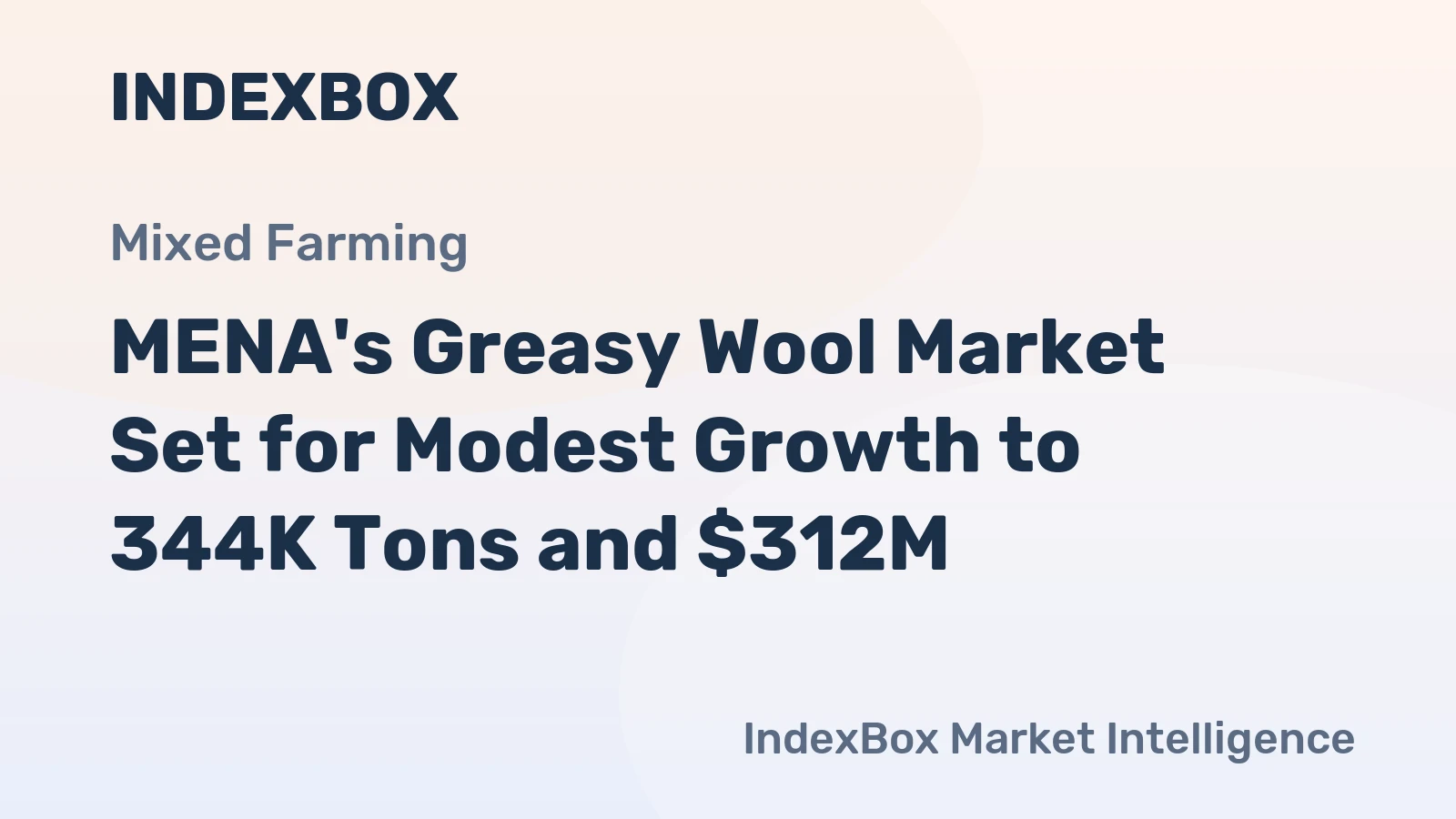 MENA's Greasy Wool Market Set for Modest Growth to 344K Tons and $312M