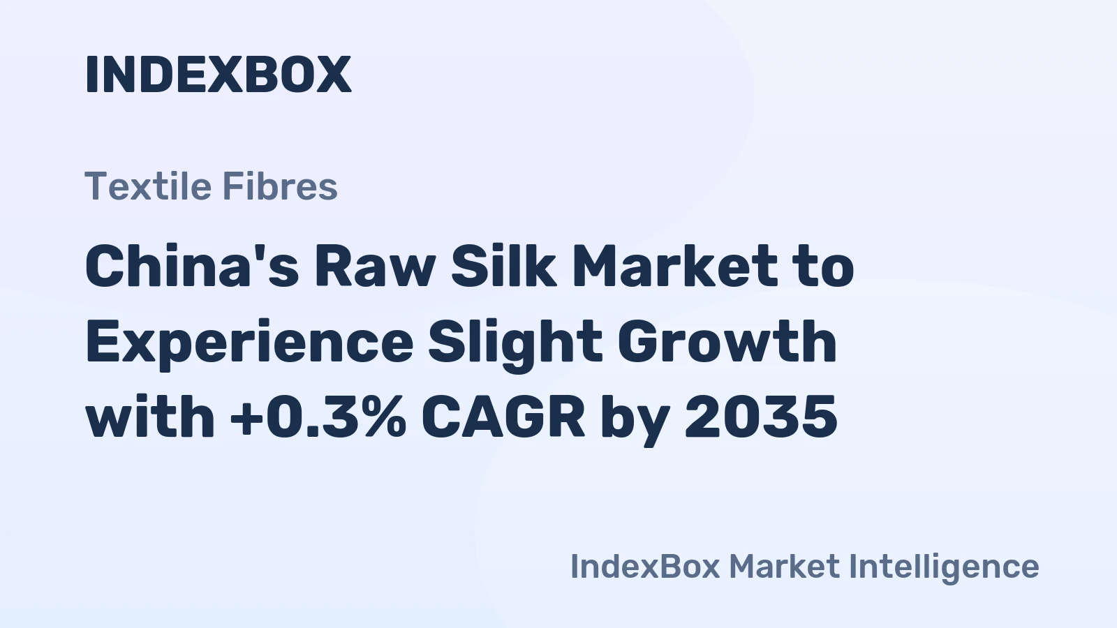 China's Raw Silk Market to Experience Slight Growth with +0.3% CAGR by 2035