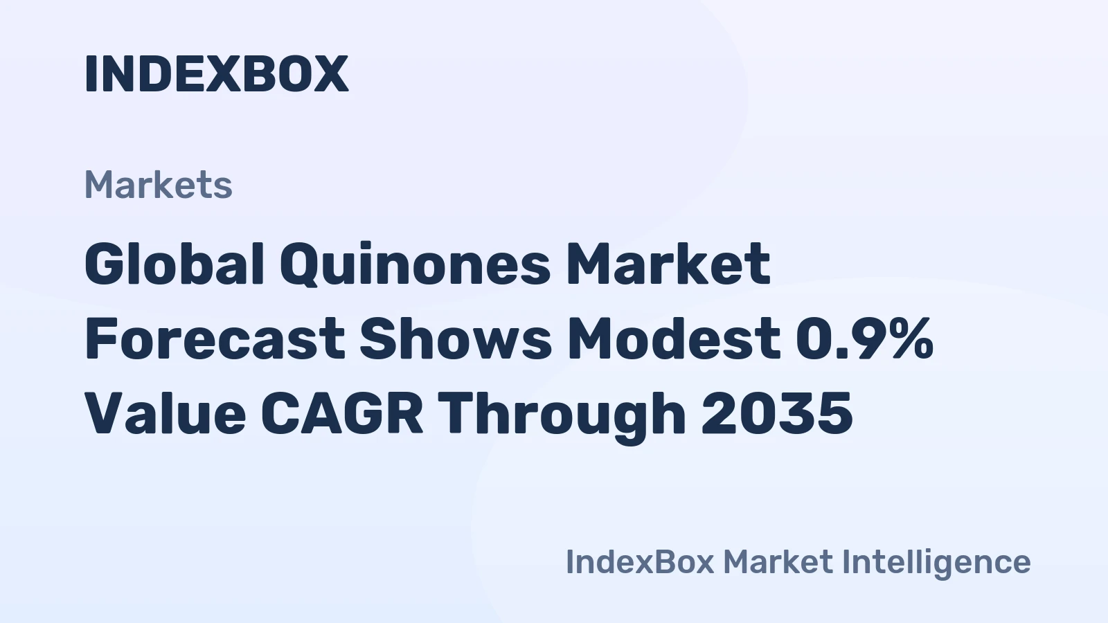 Global Quinones Market Forecast Shows Modest 0.9% Value CAGR Through 2035