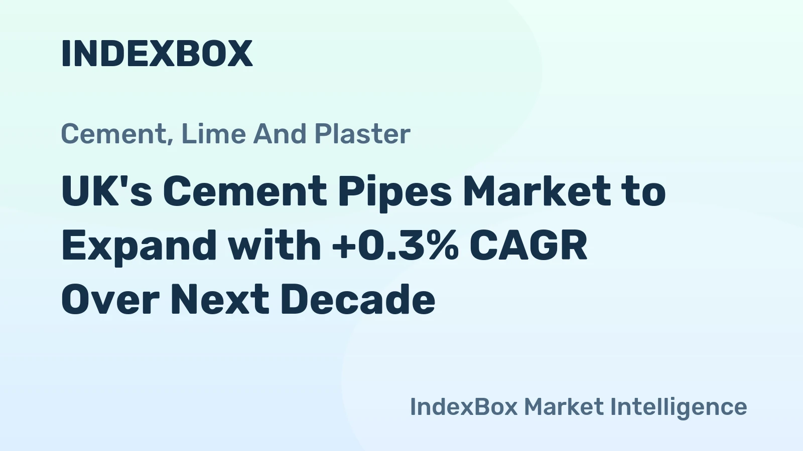 UK's Cement Pipes Market to Expand with +0.3% CAGR Over Next Decade
