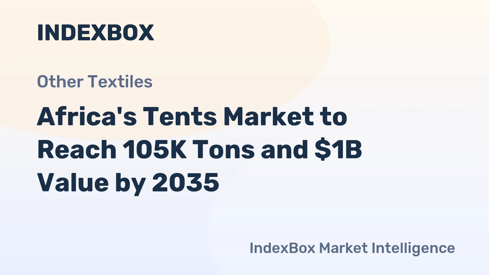 Africa's Tents Market to Reach 105K Tons and $1B Value by 2035