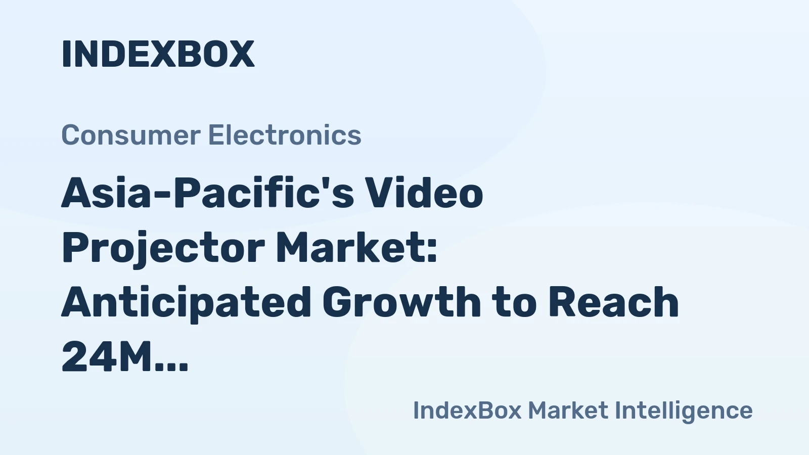 Asia-Pacific's Video Projector Market: Anticipated Growth to Reach 24M Units and $8.8B by 2035
